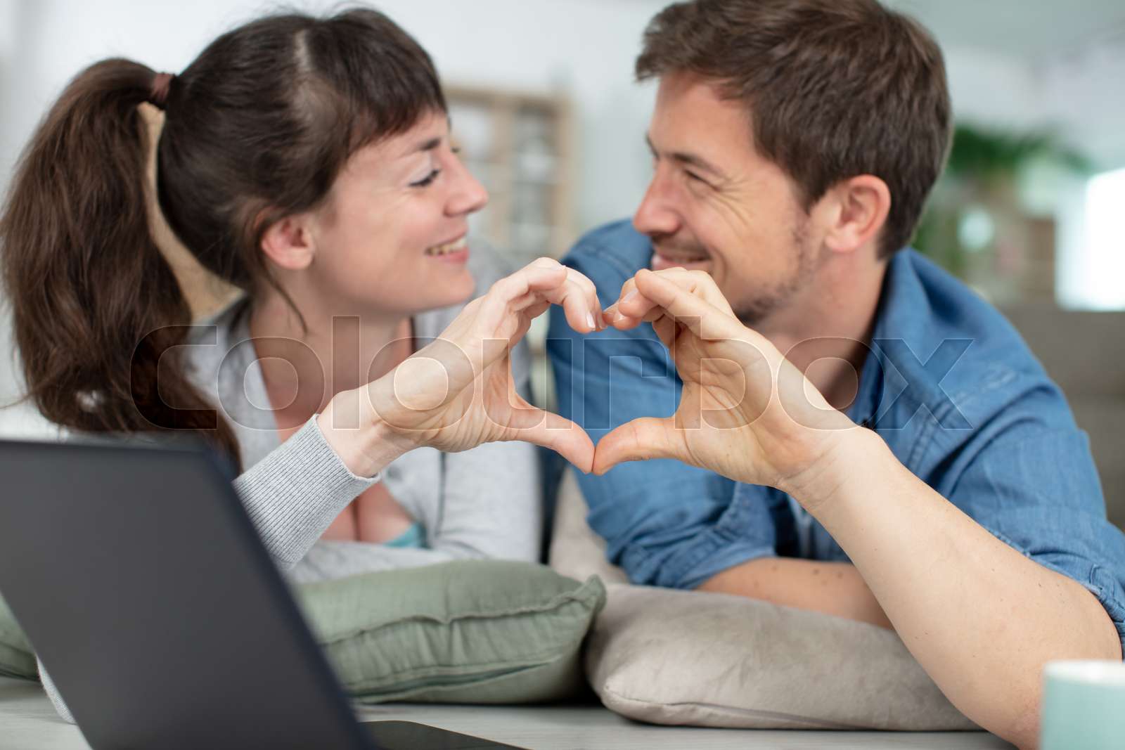 hjertet, figur, par | Stock foto | Colourbox