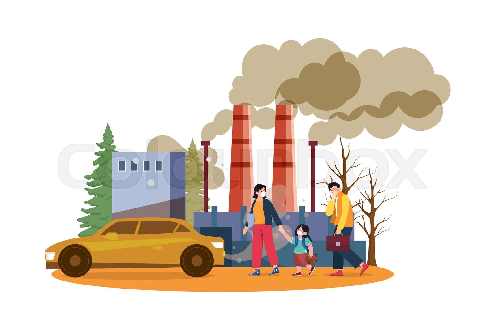Air Pollution Clipart