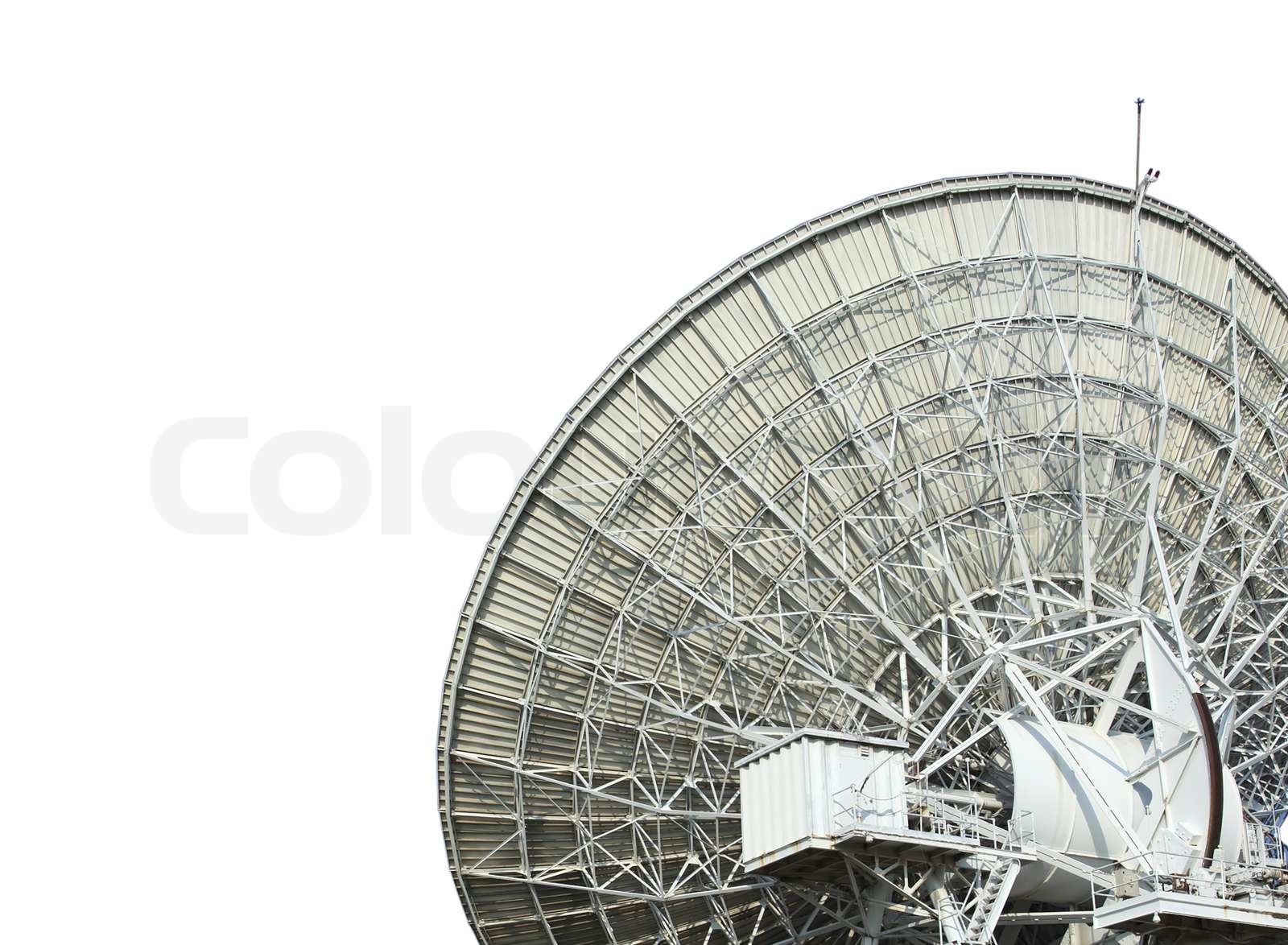 Radar dish | Stock image | Colourbox