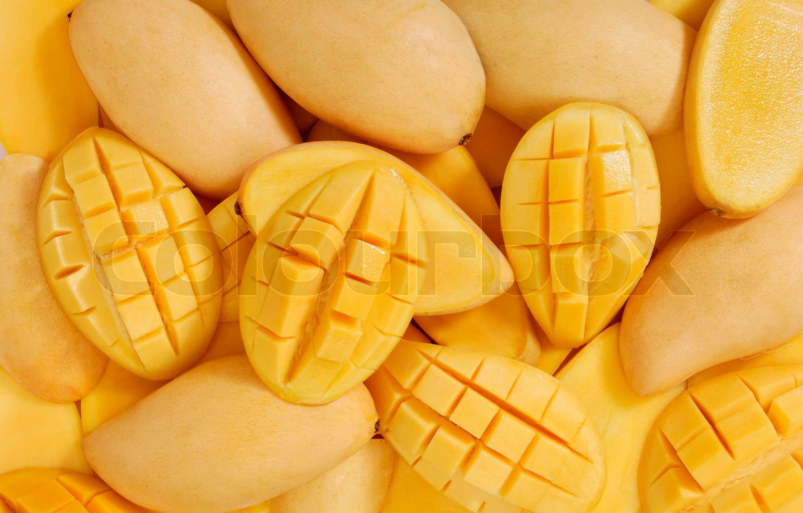 Mangoes Background | Stock image | Colourbox