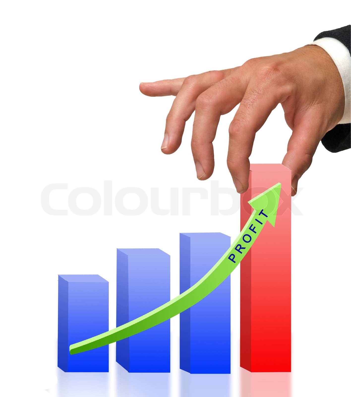 Chart of profit | Stock image | Colourbox