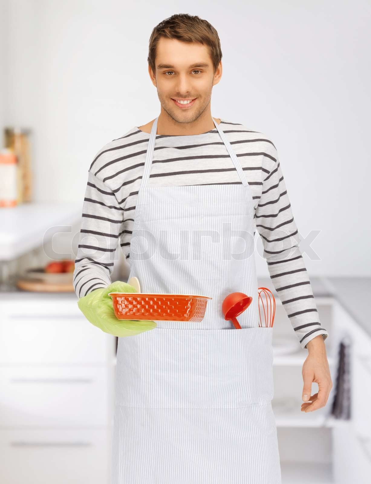 cooking man at kitchen | Stock image | Colourbox