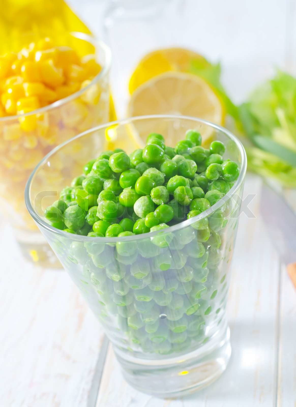 green peas | Stock image | Colourbox