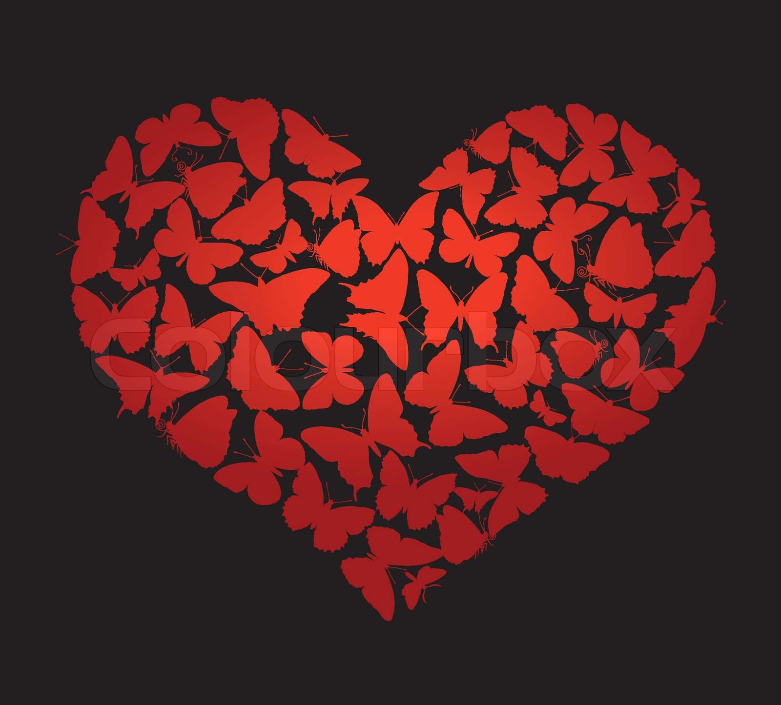 Vector hjerte | Stock vektor | Colourbox