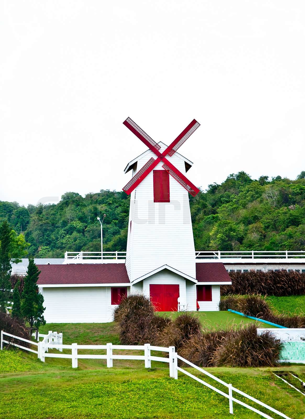 The Beautiful windmill area | Stock image | Colourbox