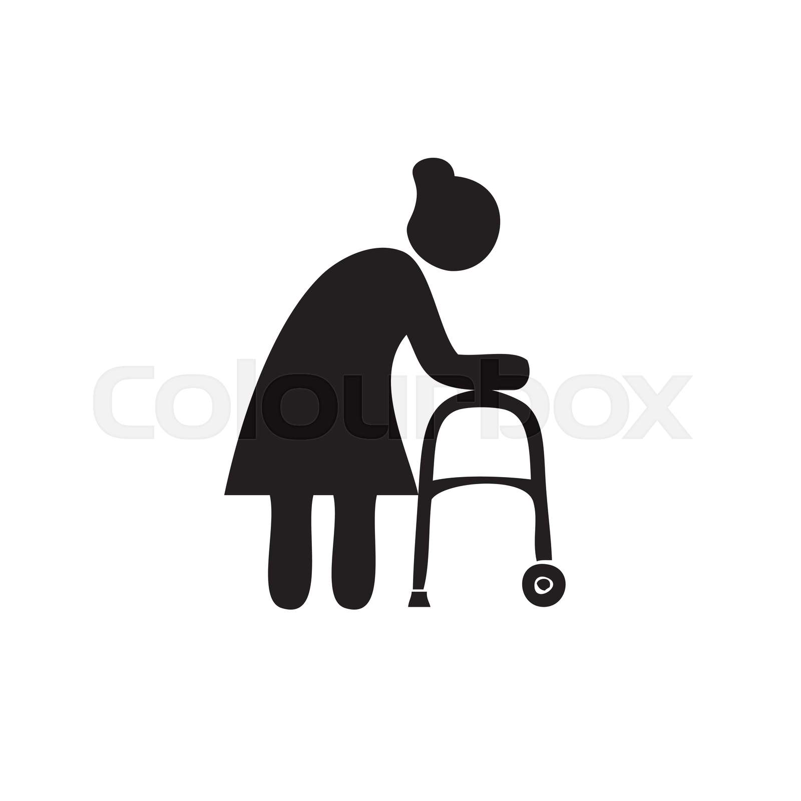 Symbol Grandma | Stock vector | Colourbox