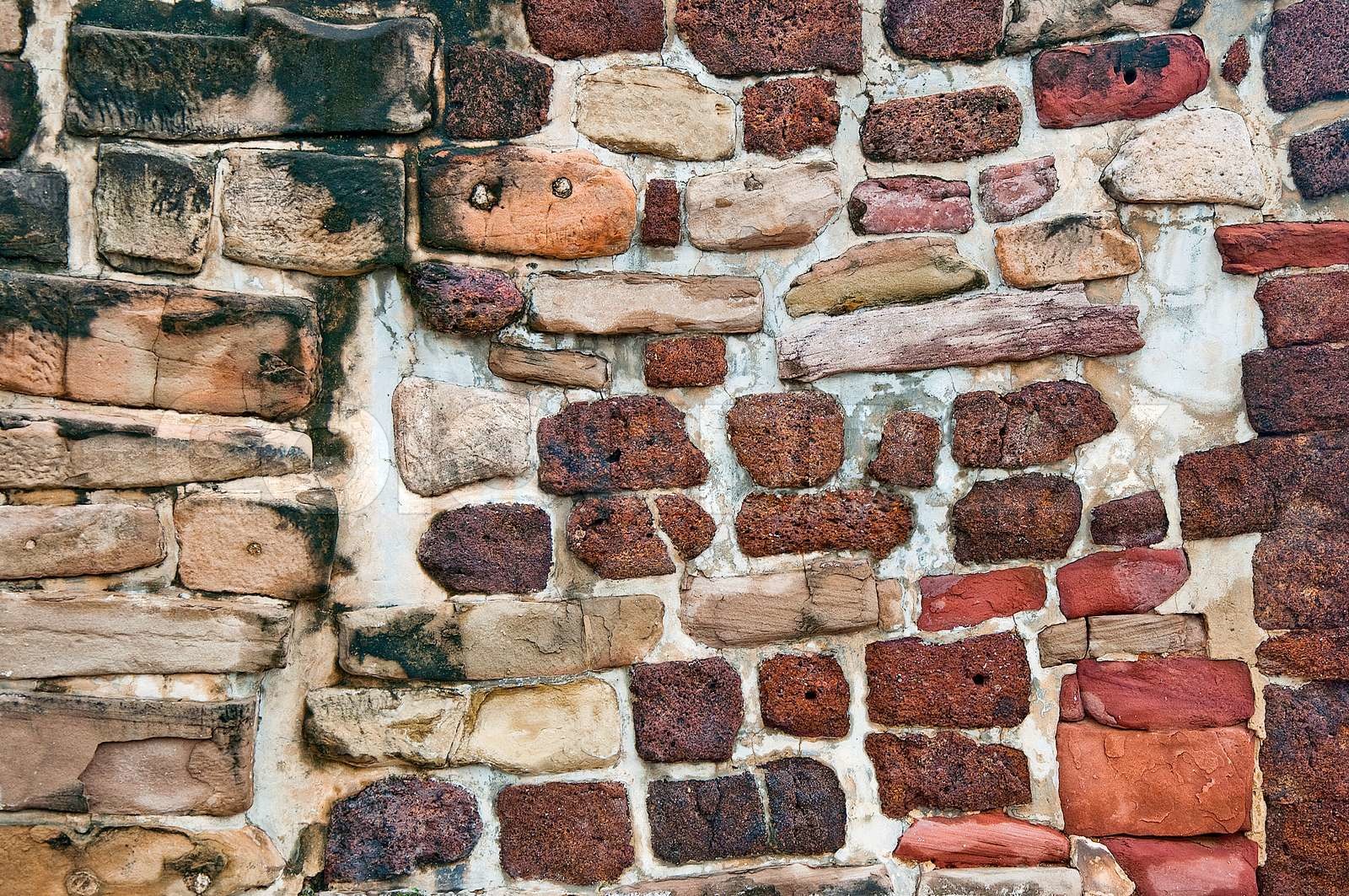 The Ancient brick wall | Stock image | Colourbox