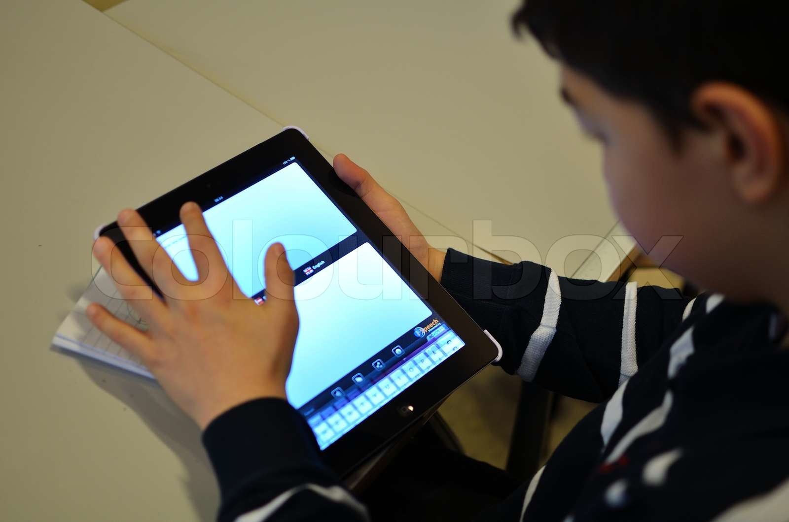 Ipad Learners It Stock Image Colourbox