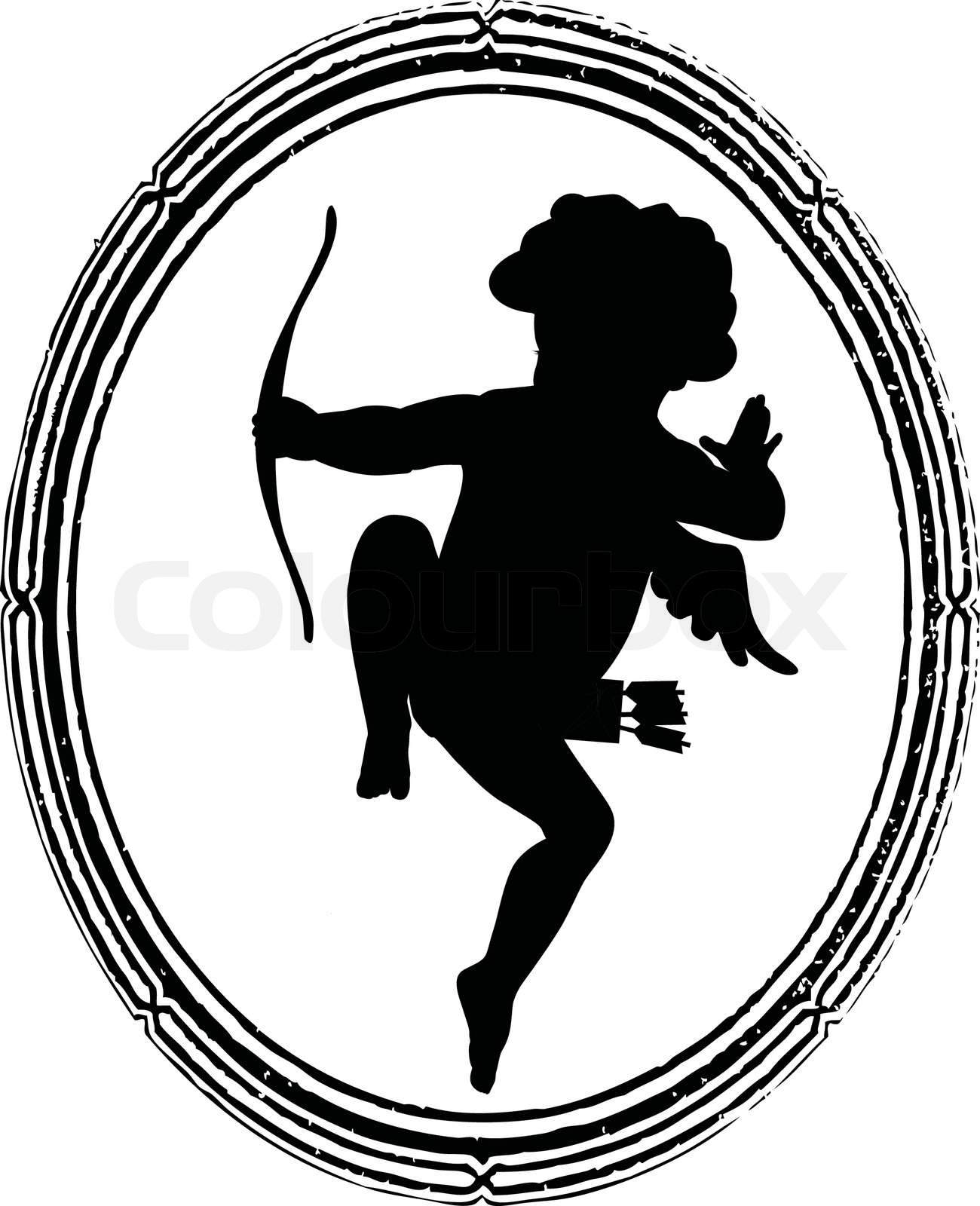 Cupid outline | Stock vector | Colourbox