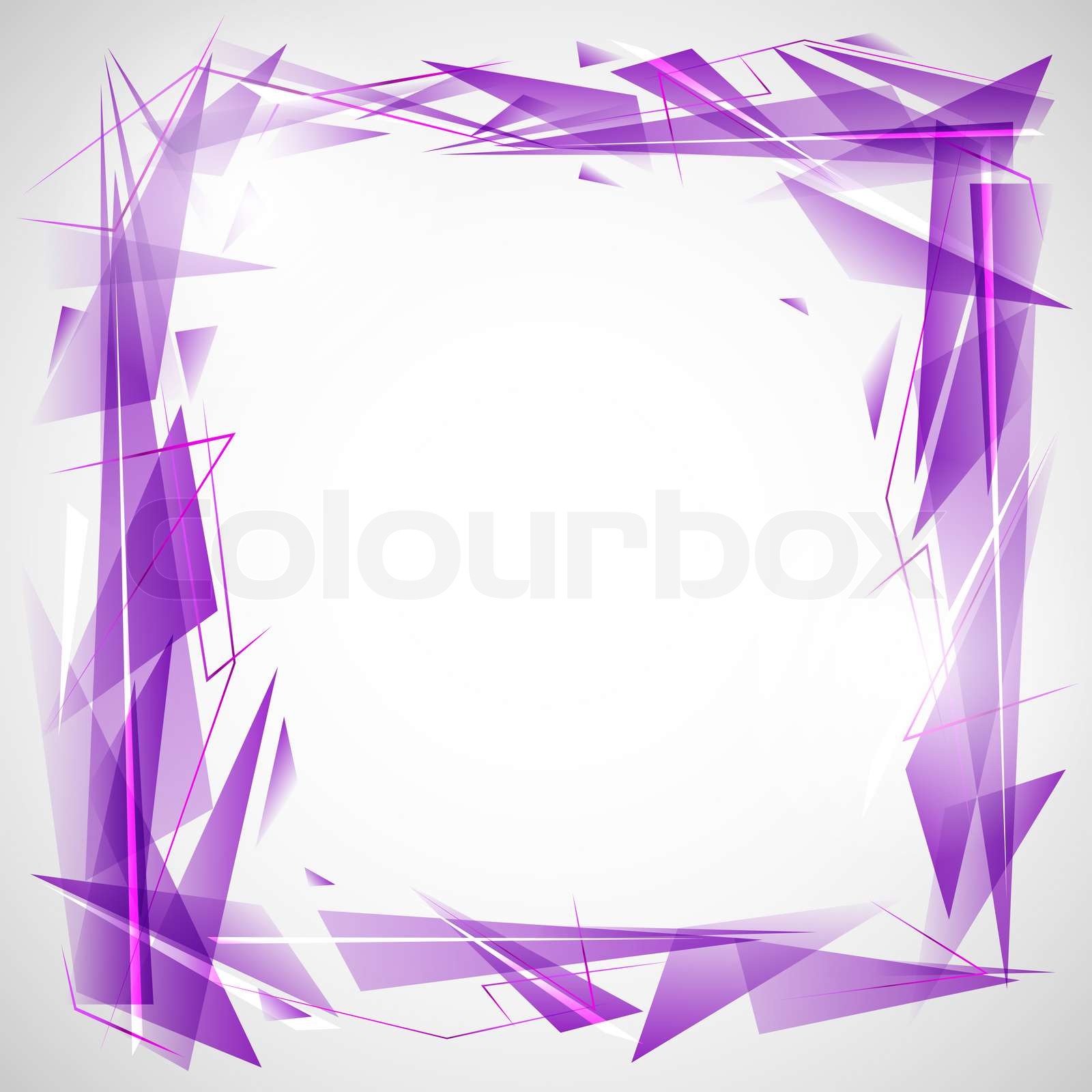 Violet abstractbackground with triangles | Stock image | Colourbox