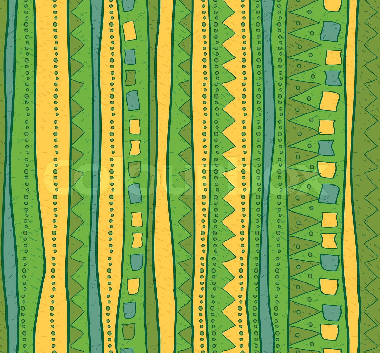 green and yellow lines | Stock vector | Colourbox