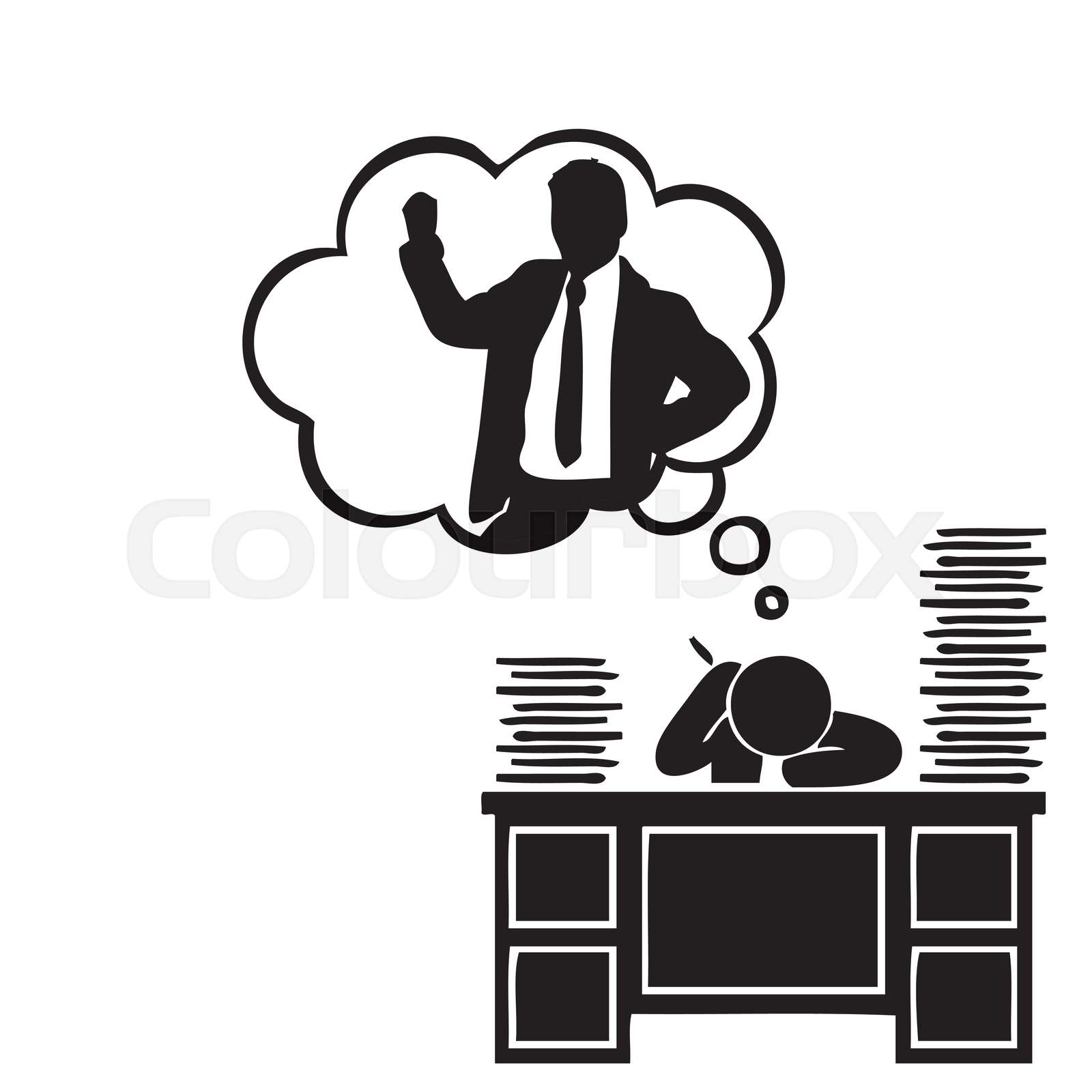 Fun at Work | Stock vector | Colourbox