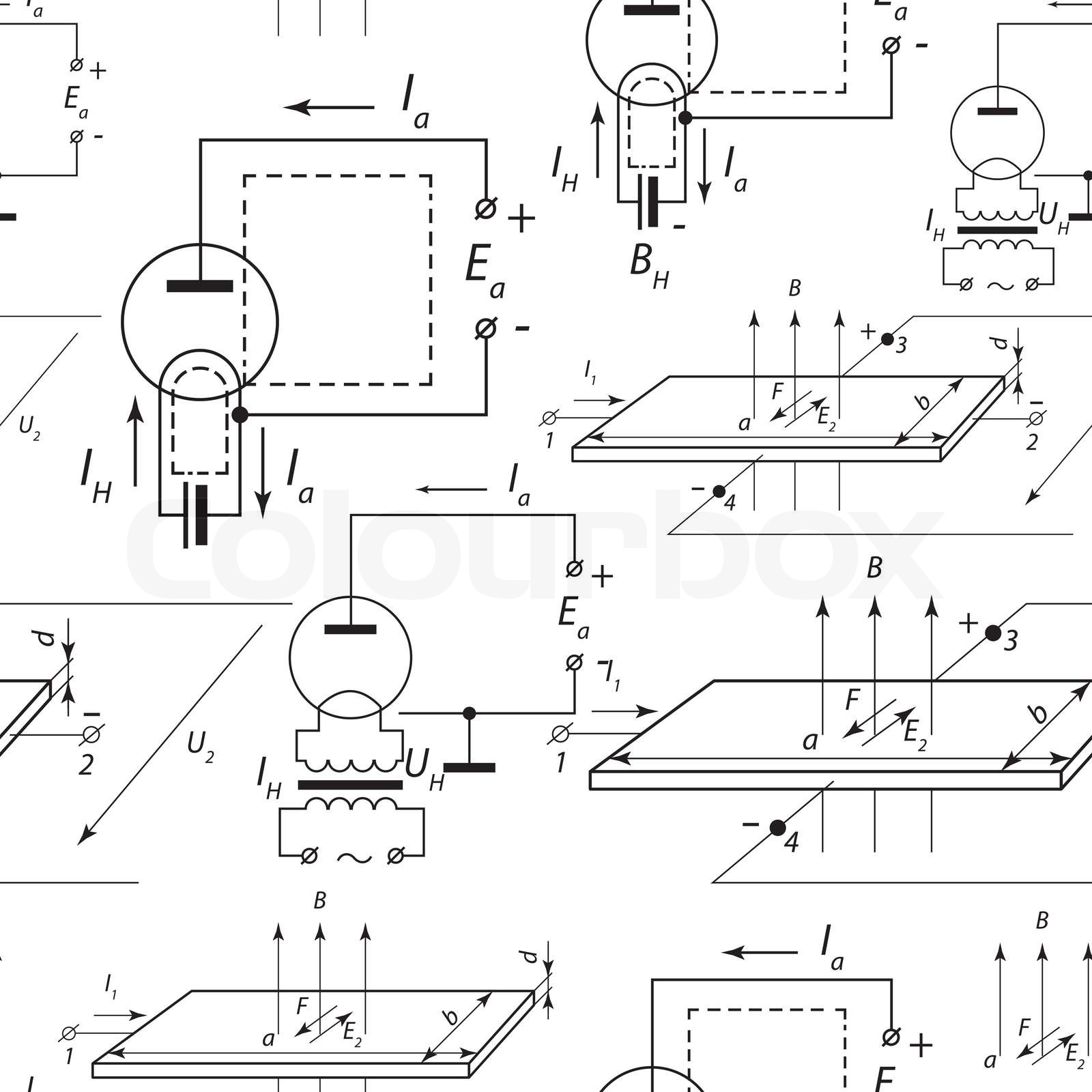 Electric scheme | Stock image | Colourbox