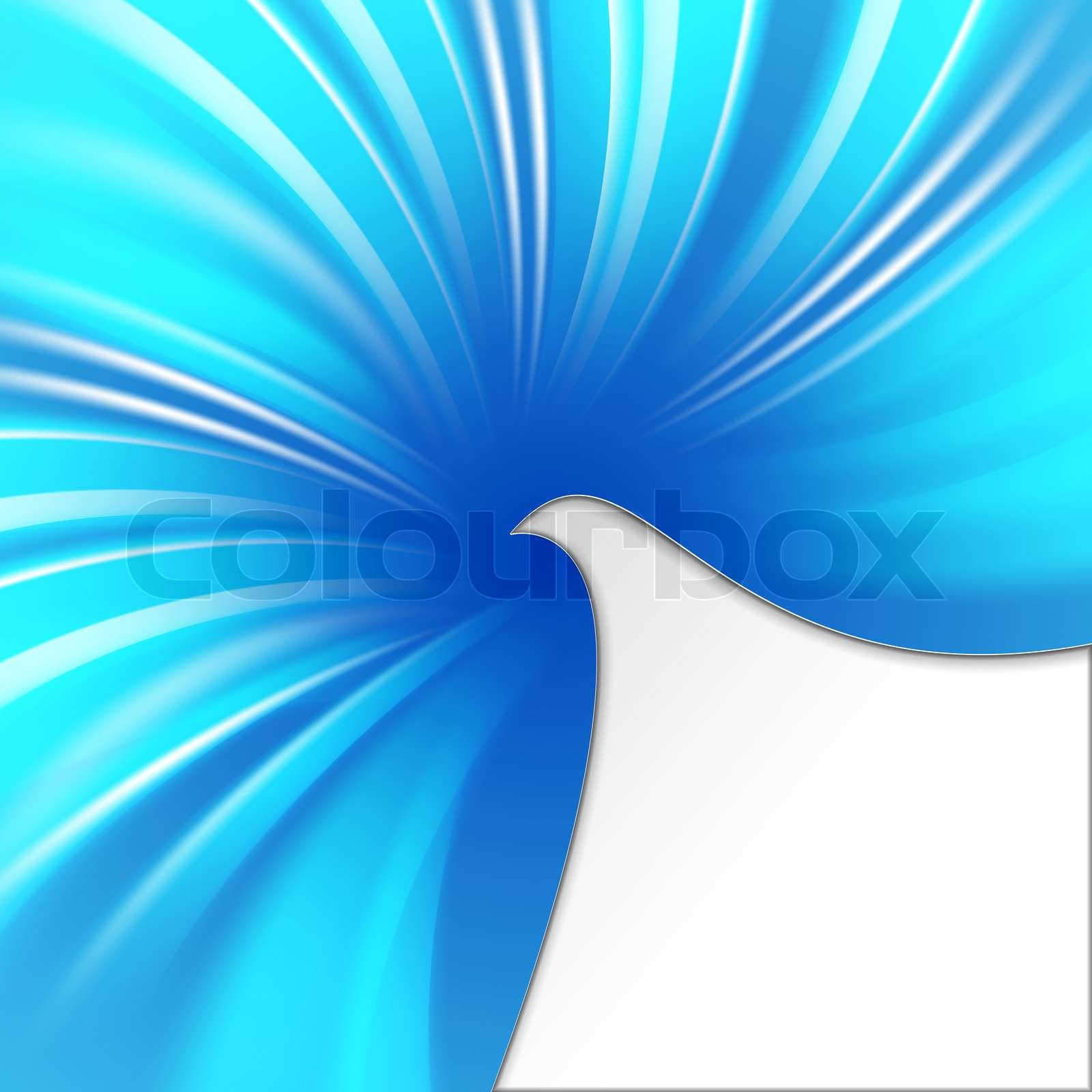Abstract blue cover | Stock image | Colourbox