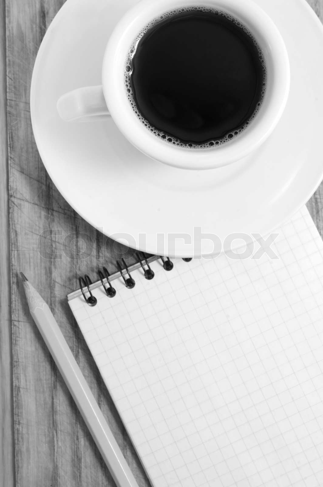 coffee and note | Stock image | Colourbox