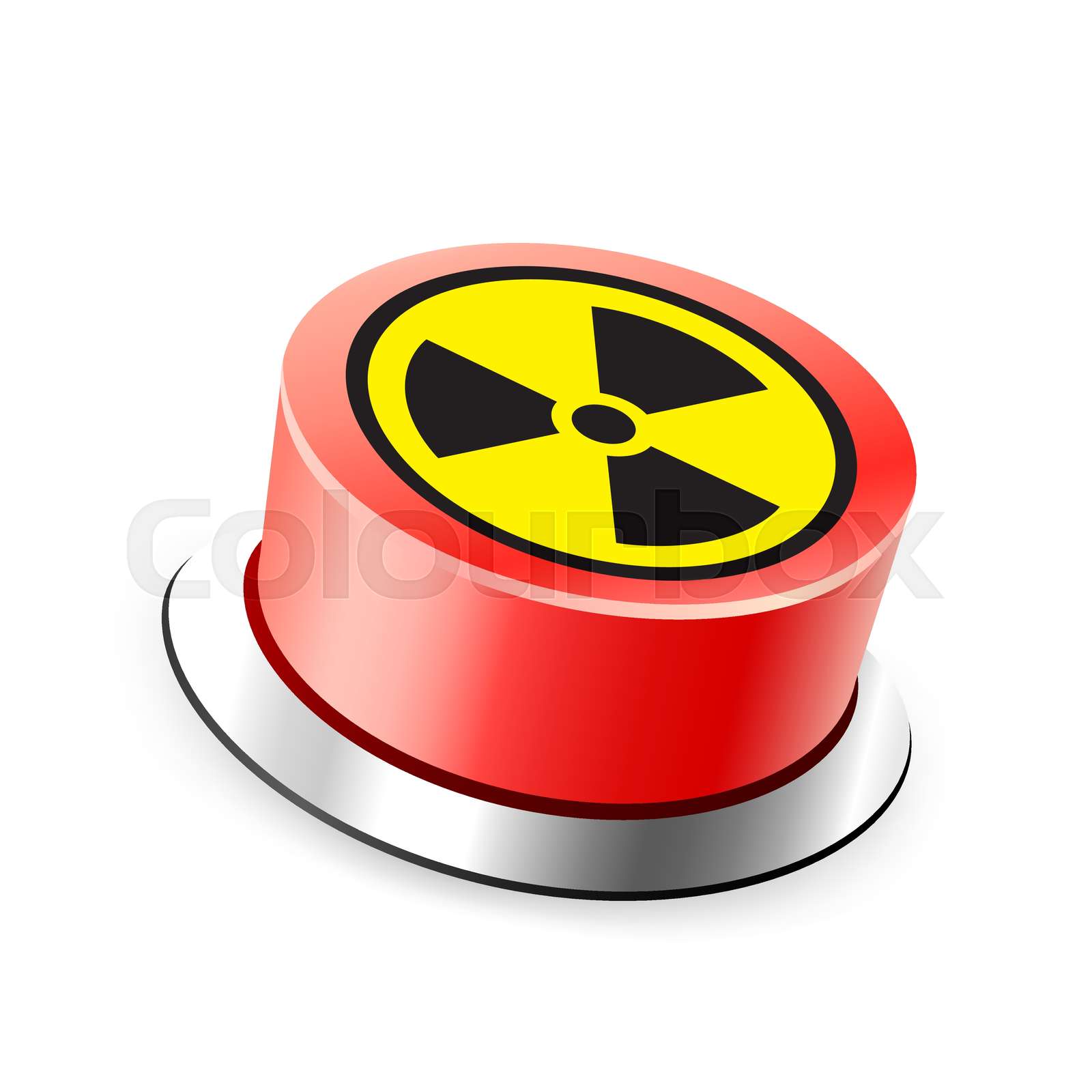 red button launch nuclear missile or assembly | Stock vector | Colourbox