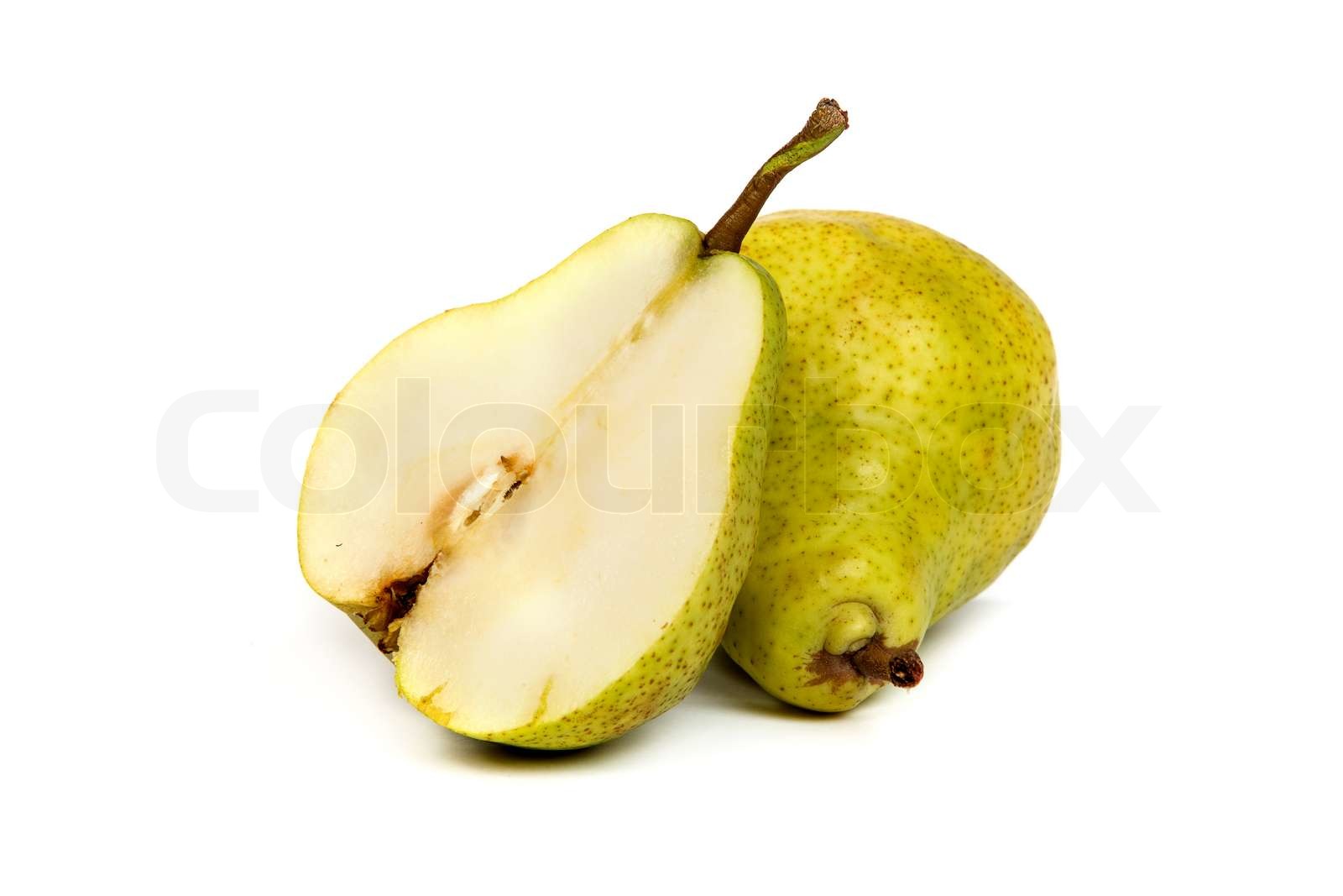 Pear Cut In Half