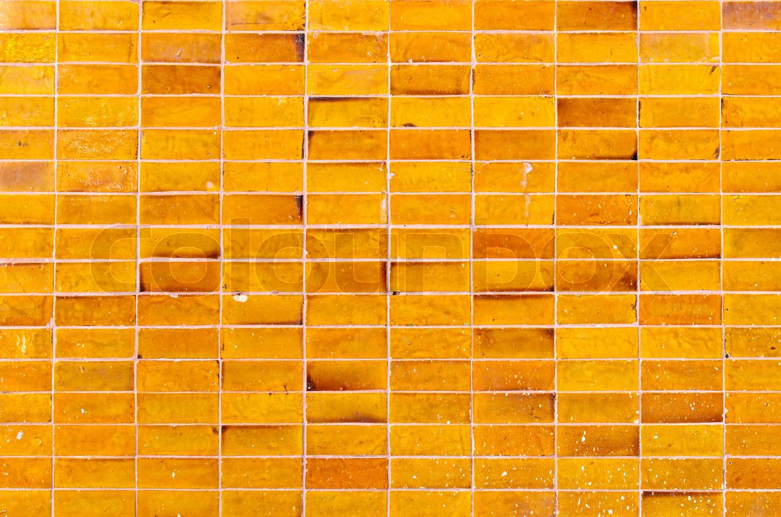 yellow tile texture | Stock image | Colourbox