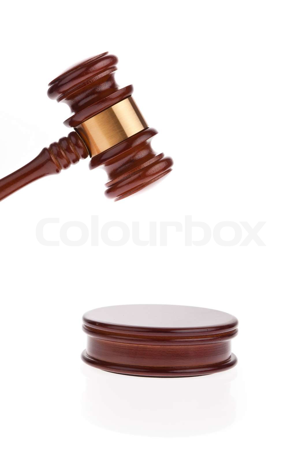 gavel auction hammer in court | Stock image | Colourbox