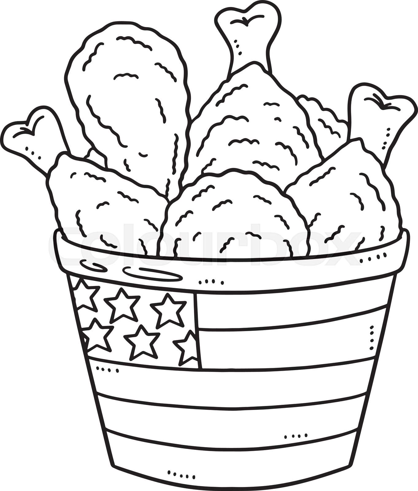 French Fries Coloring Pages