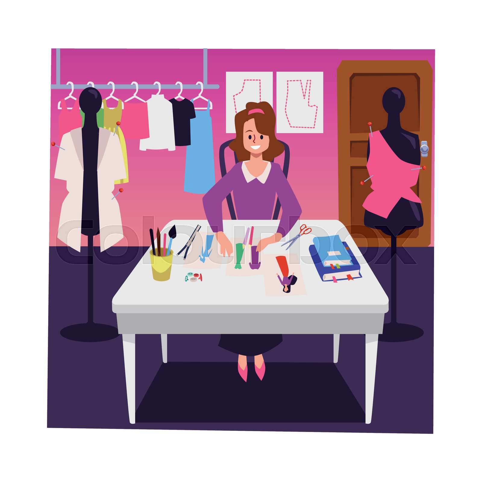 Animated Fashion Designer