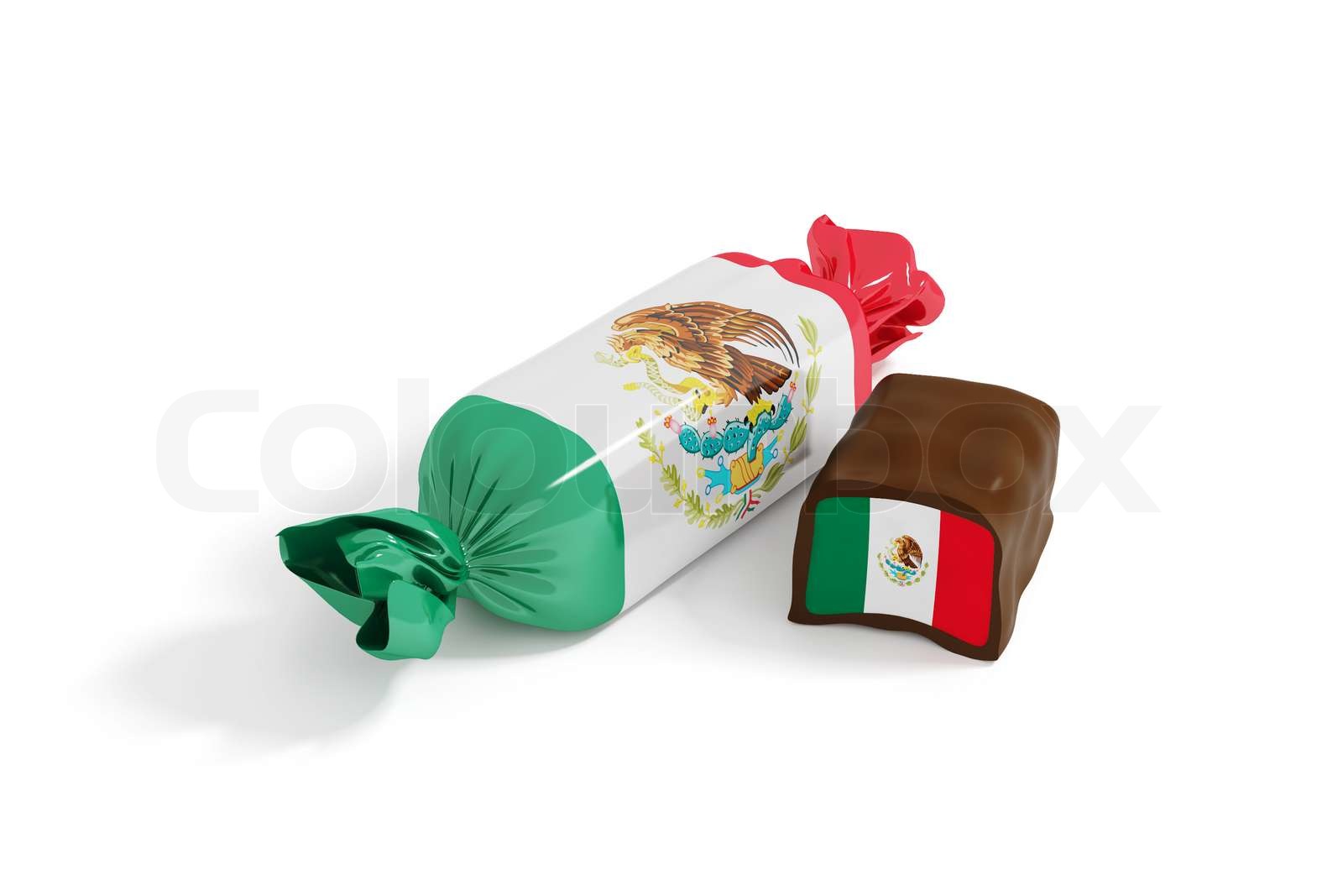candy flag mexico | Stock image | Colourbox