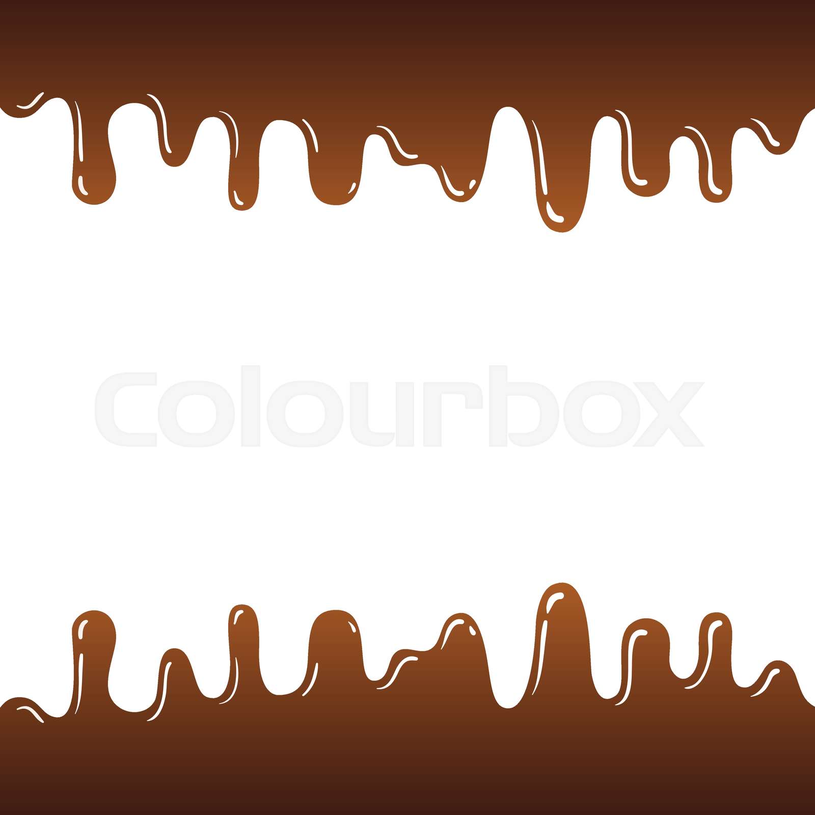 Melted Chocolate Border