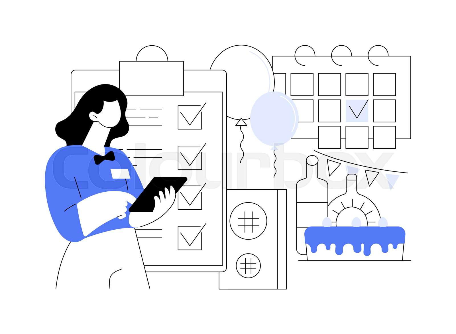 Event management abstract concept vector illustration. | Stock vector ...