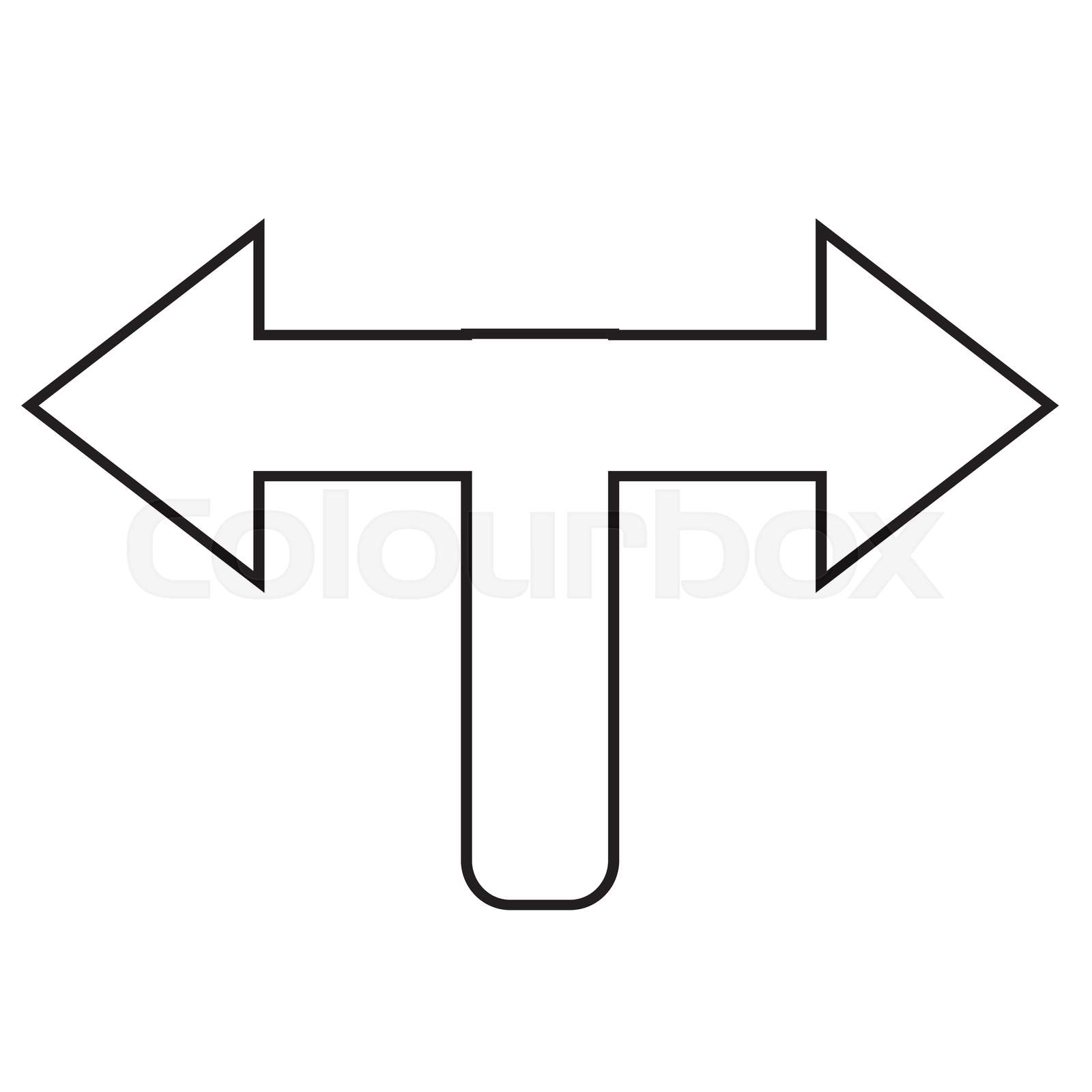 Arrow Icon sign symbol design | Stock vector | Colourbox