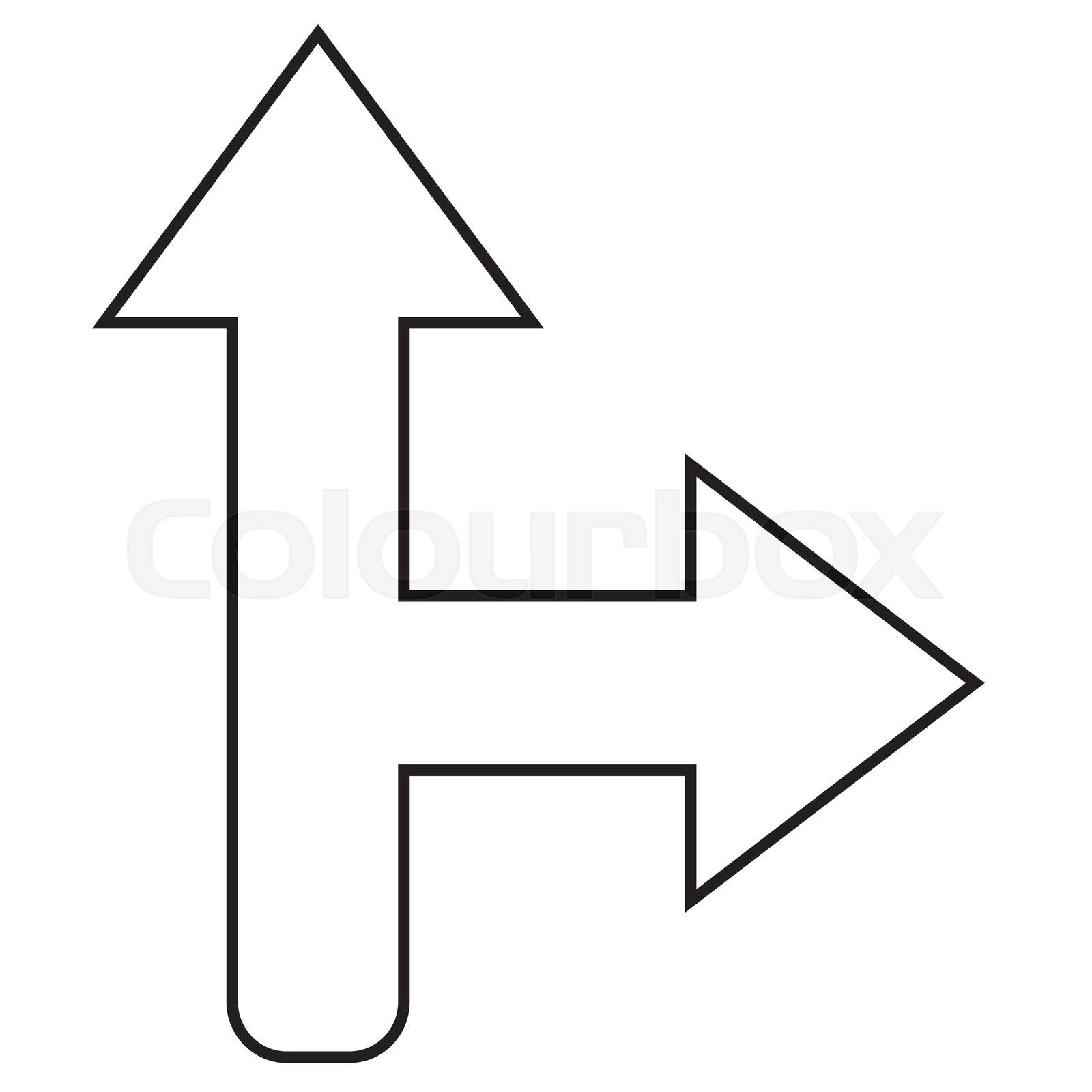 zeichen, pfeil, ikone | Stock-Vektor | Colourbox