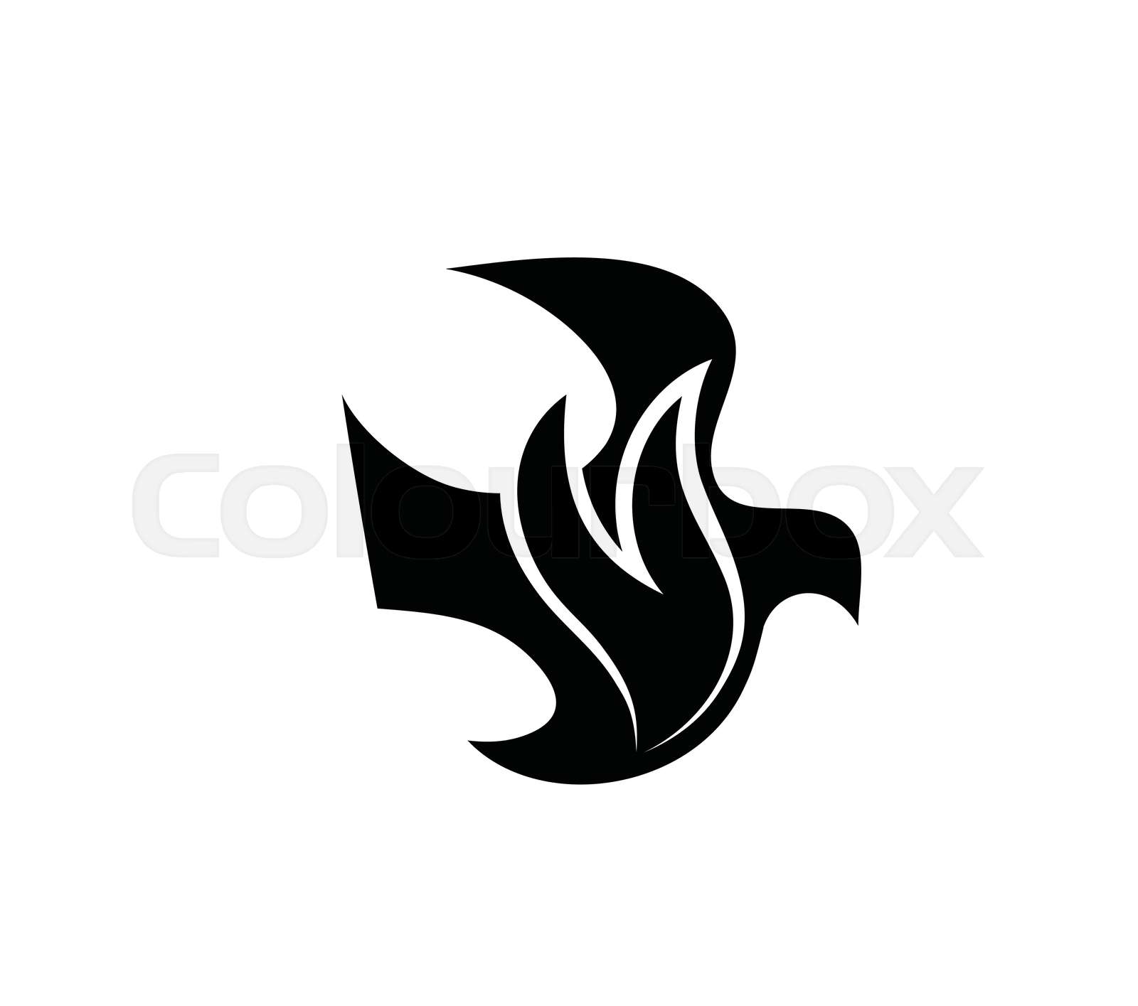 Holy spirit Fire Art Icon | Stock vector | Colourbox
