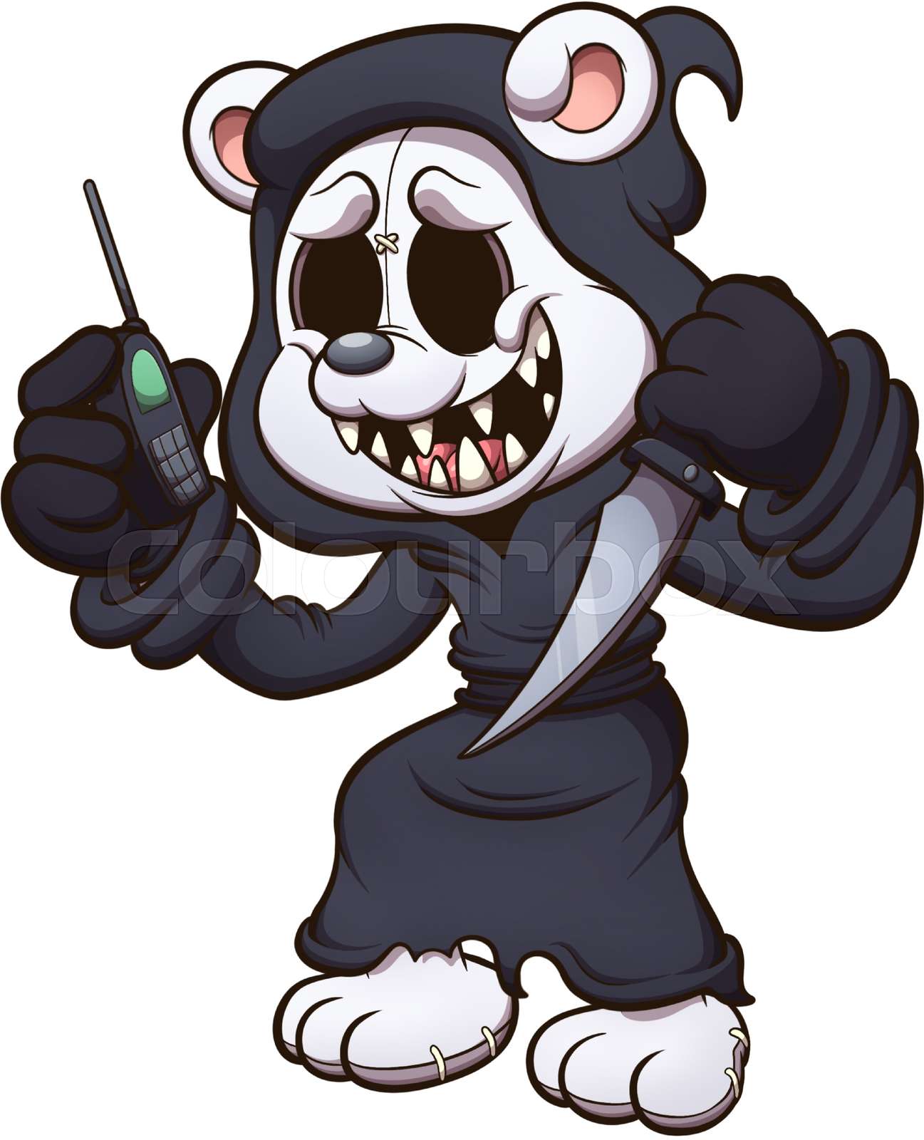 Scary Teddy Bear Drawing