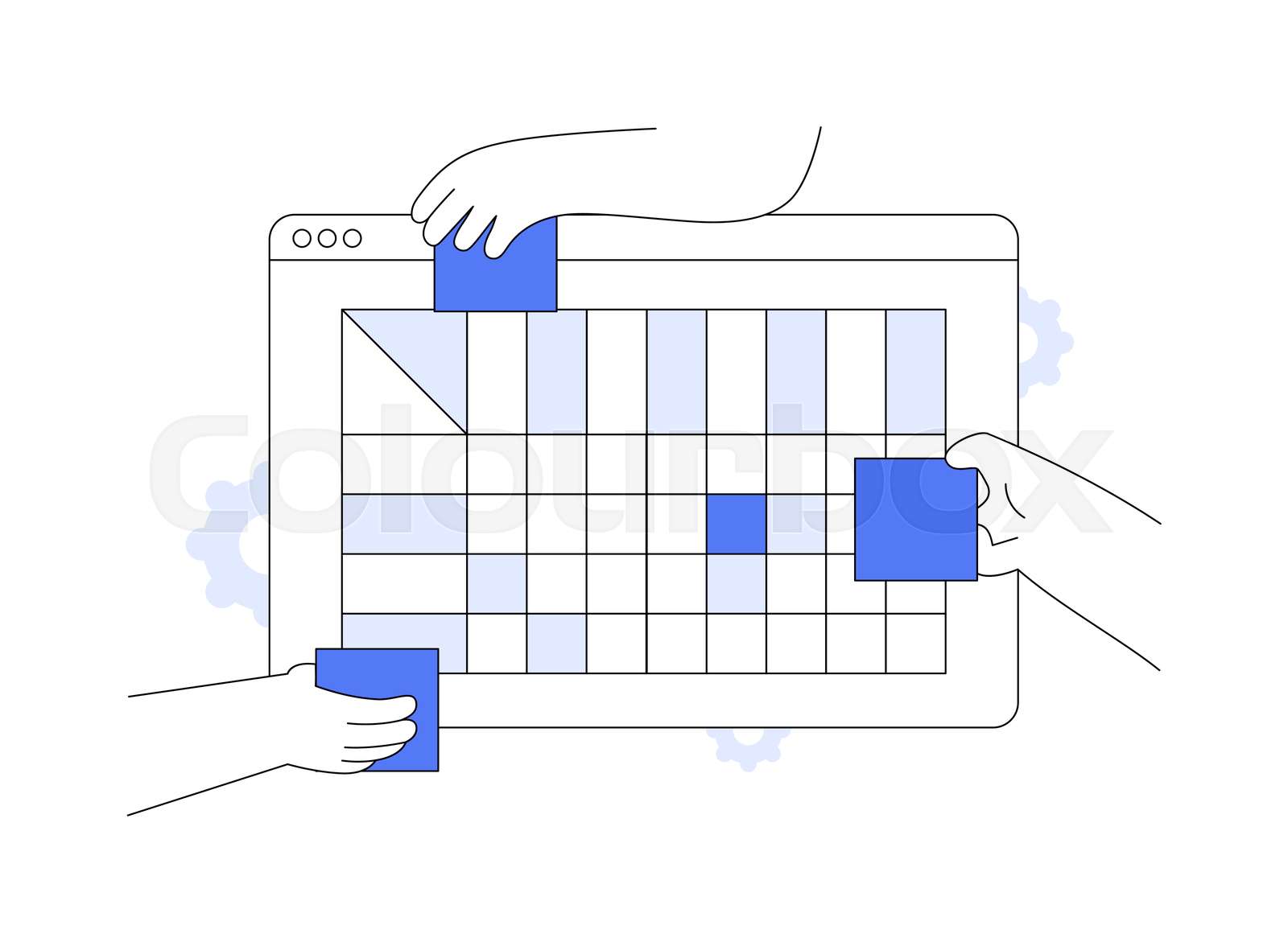 gestaltung, struktur, matrix | Stock-Vektor | Colourbox