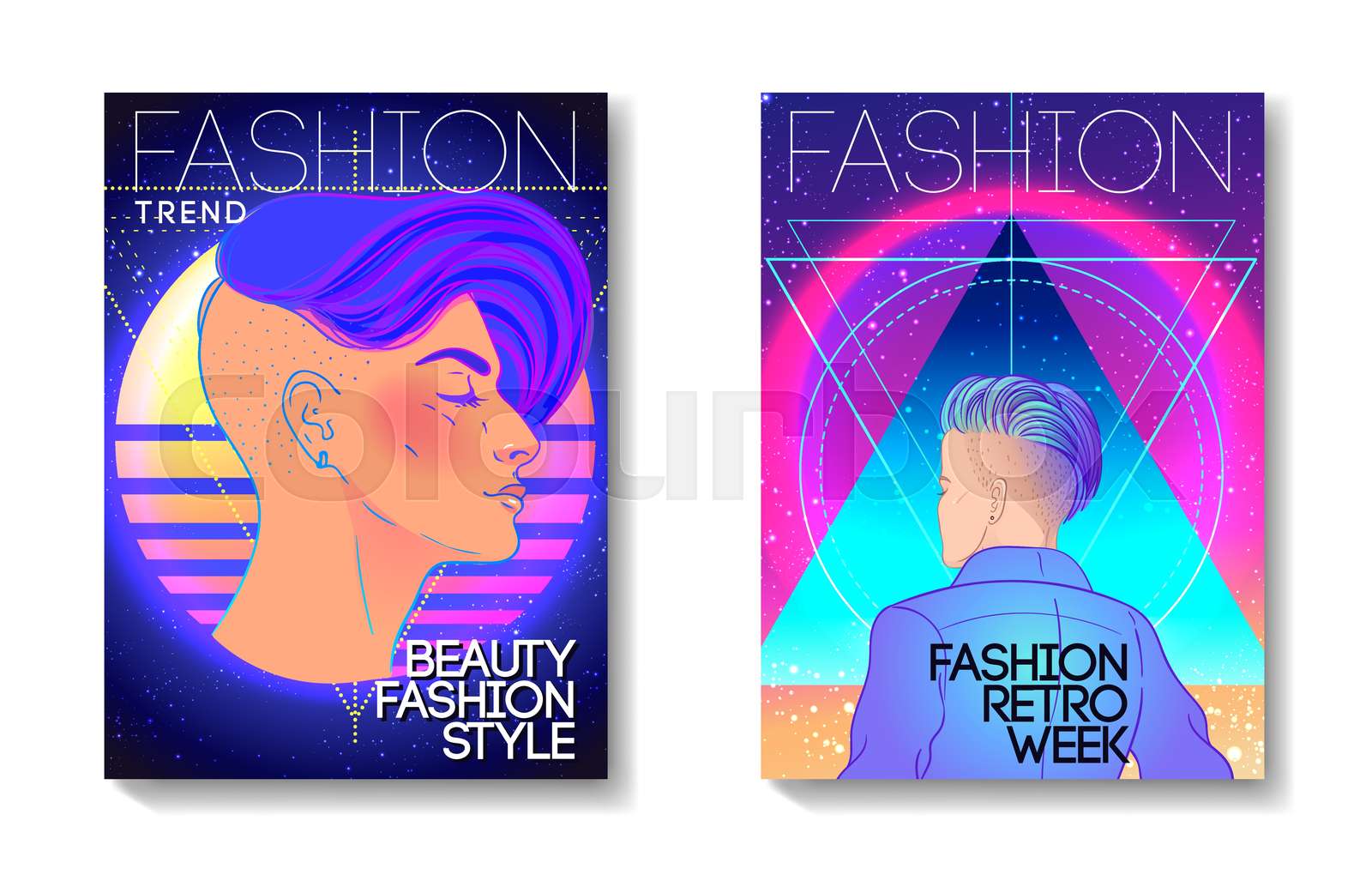 80s, 90s, avatar | Stock vektor | Colourbox