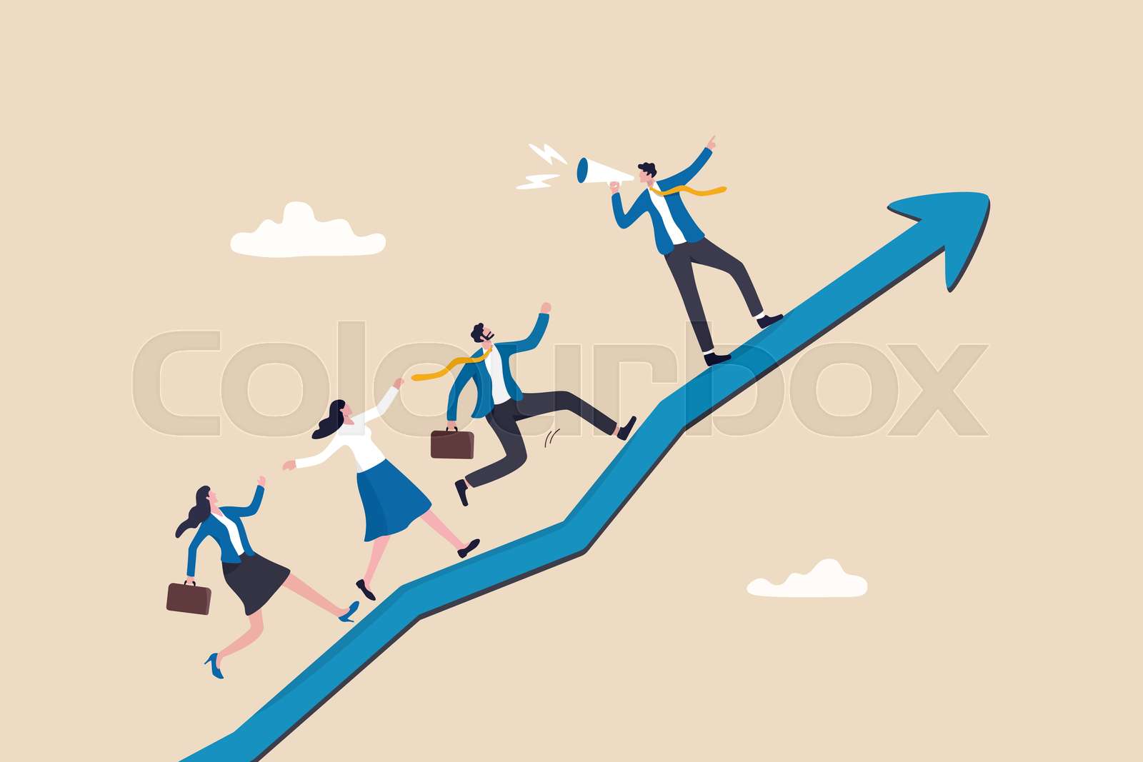 medarbejder, motivere, karriere | Stock vektor | Colourbox