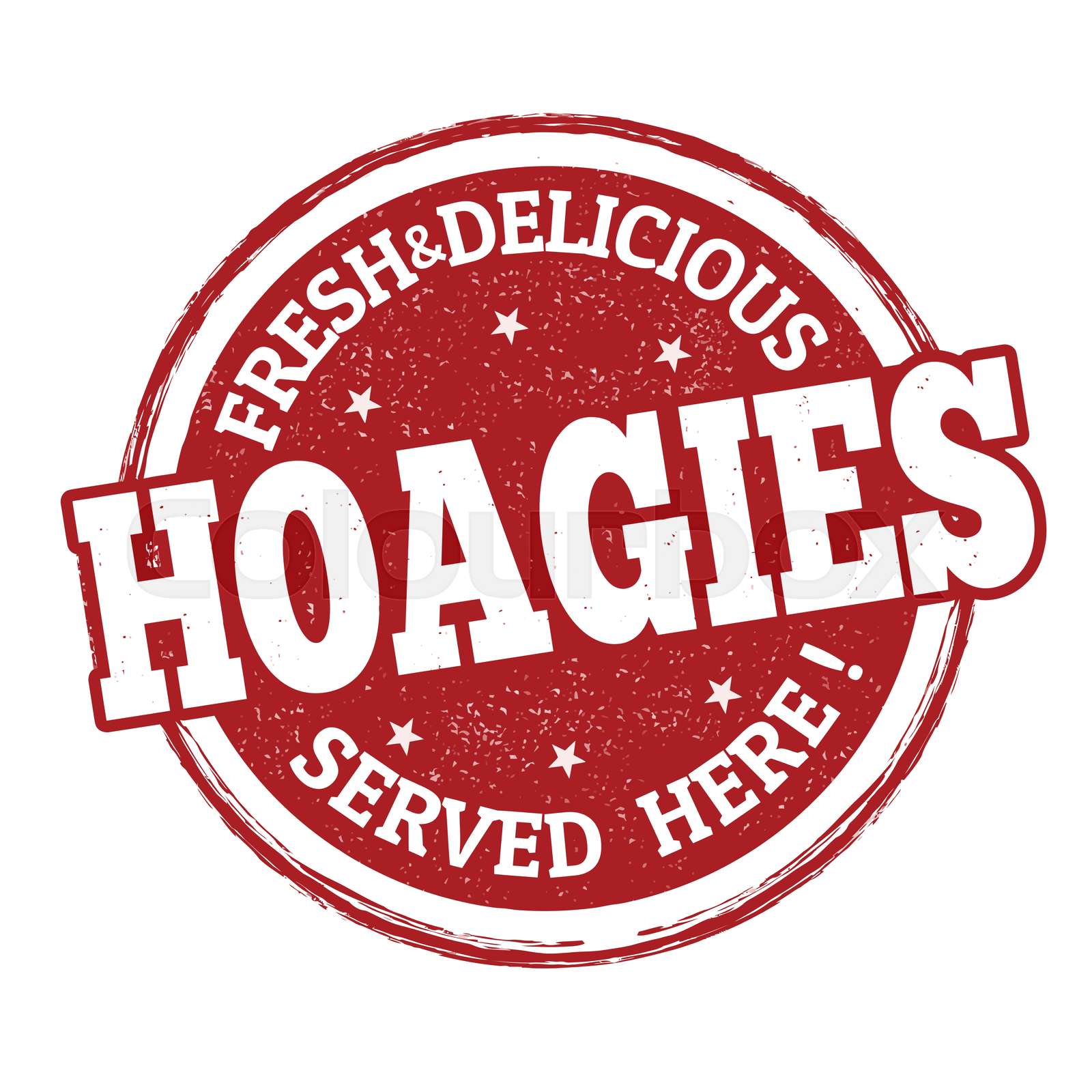 Hoagies grunge rubber stamp | Stock vector | Colourbox