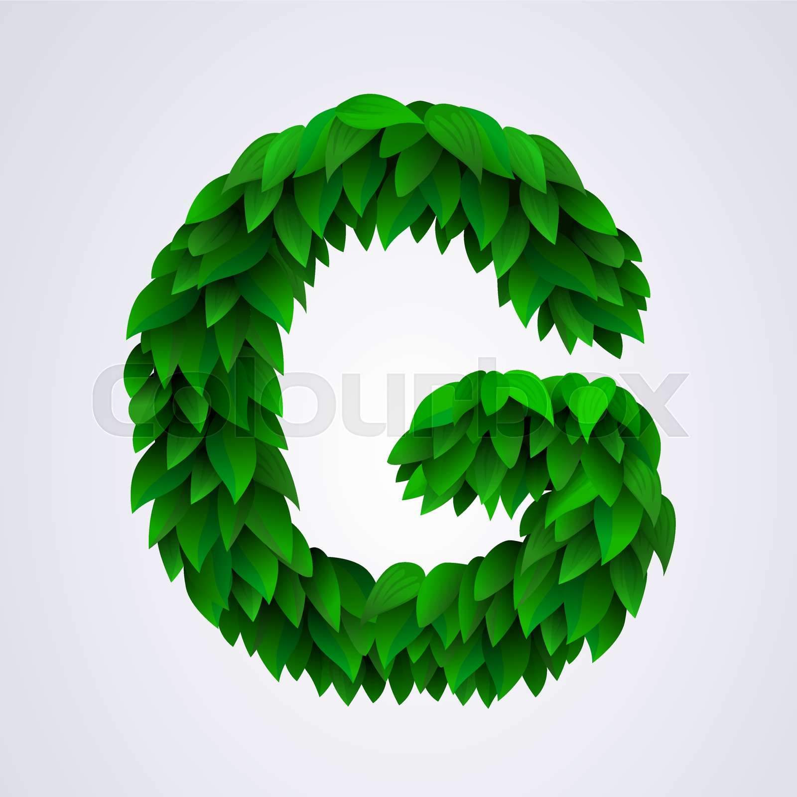 The Letter G In Green