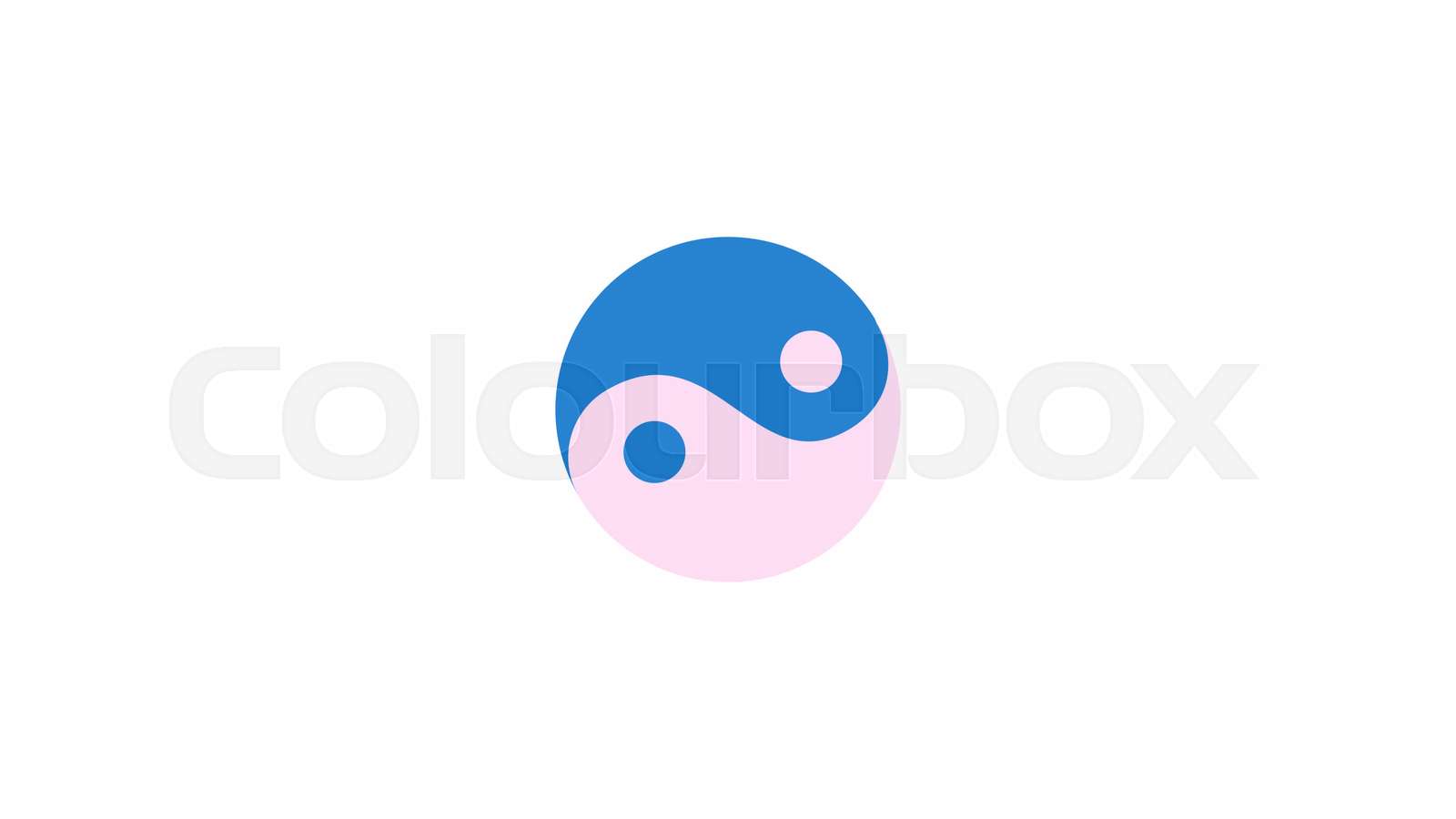 Animated yin yang symbol preloader | Stock video | Colourbox