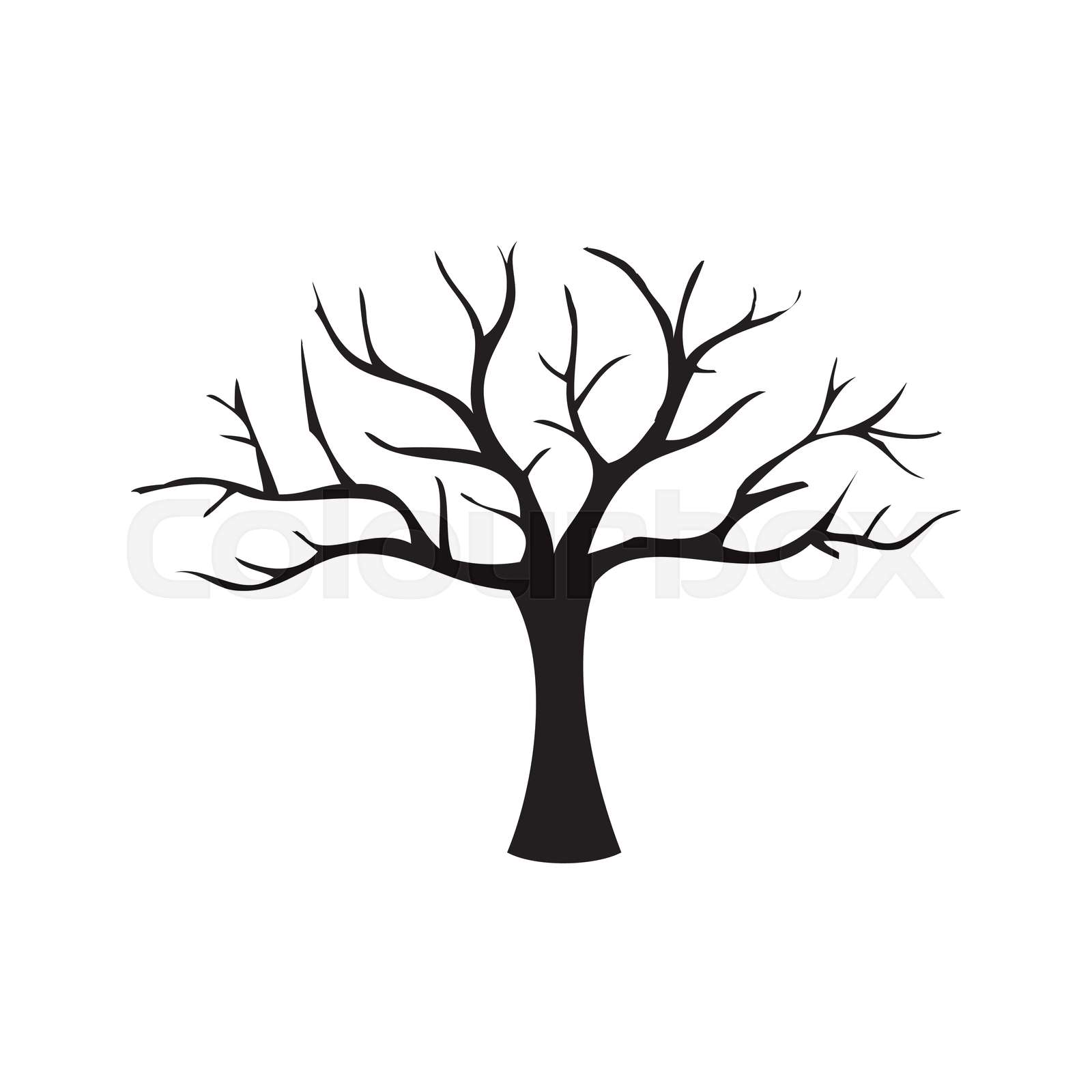 Tree without leaves | Stock vector | Colourbox