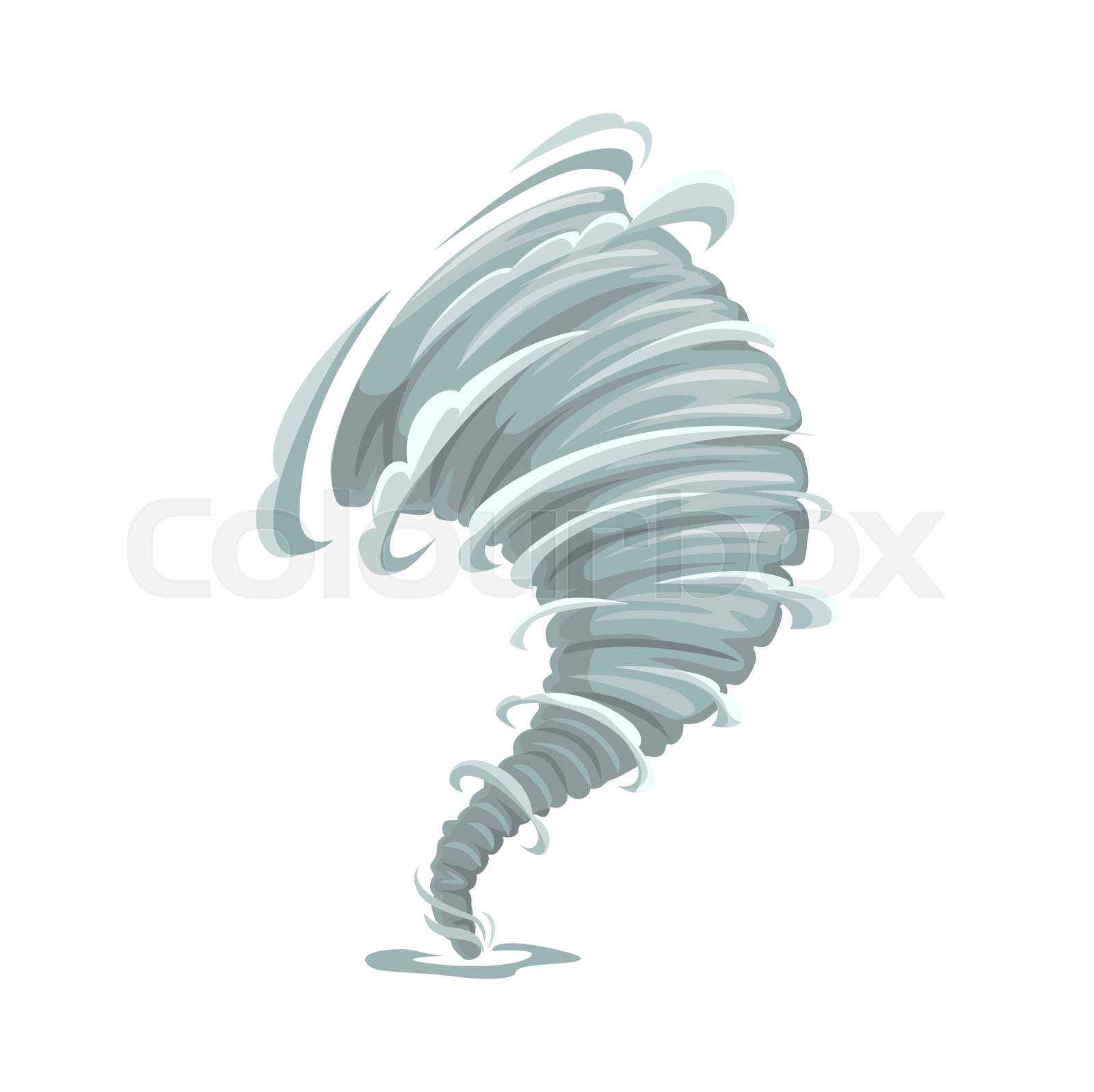 Cartoon tornado storm cyclone, hurricane whirlwind | Stock vector ...
