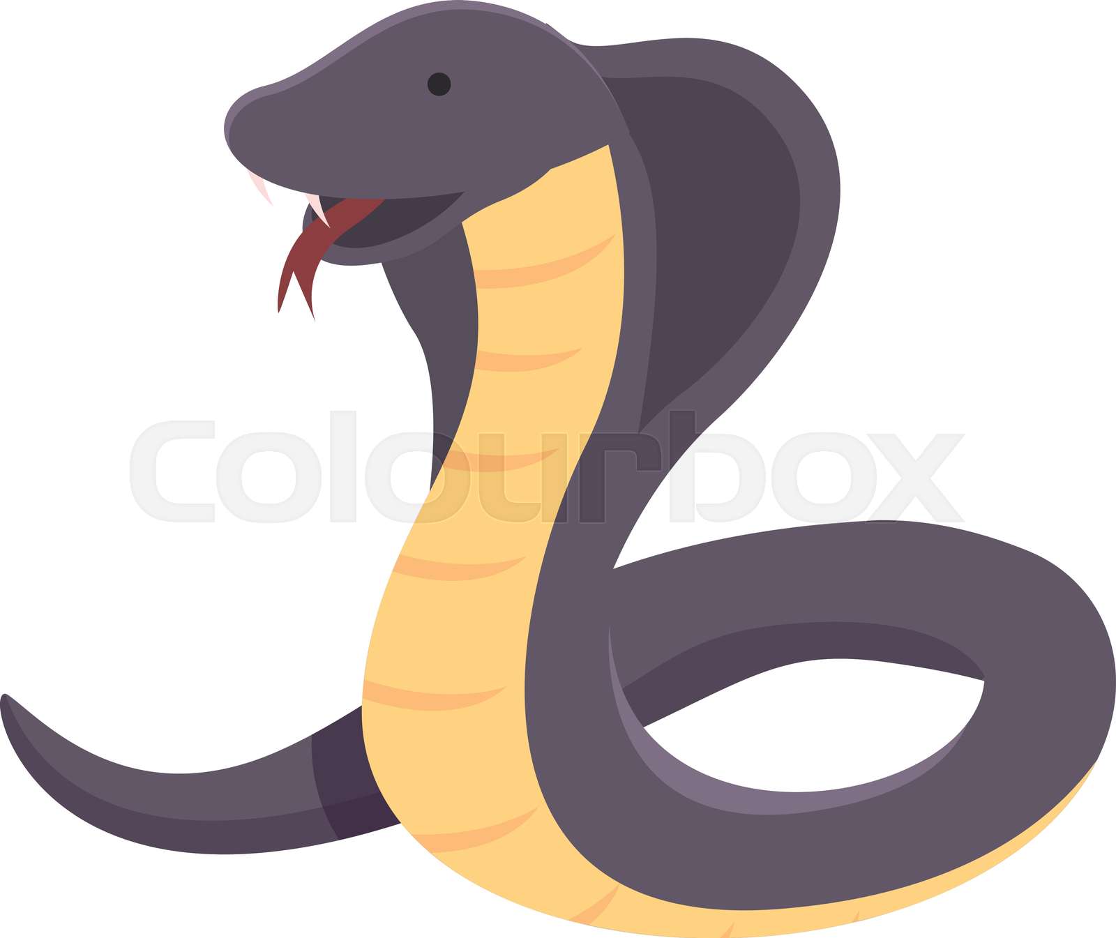 Scary Cartoon Snake