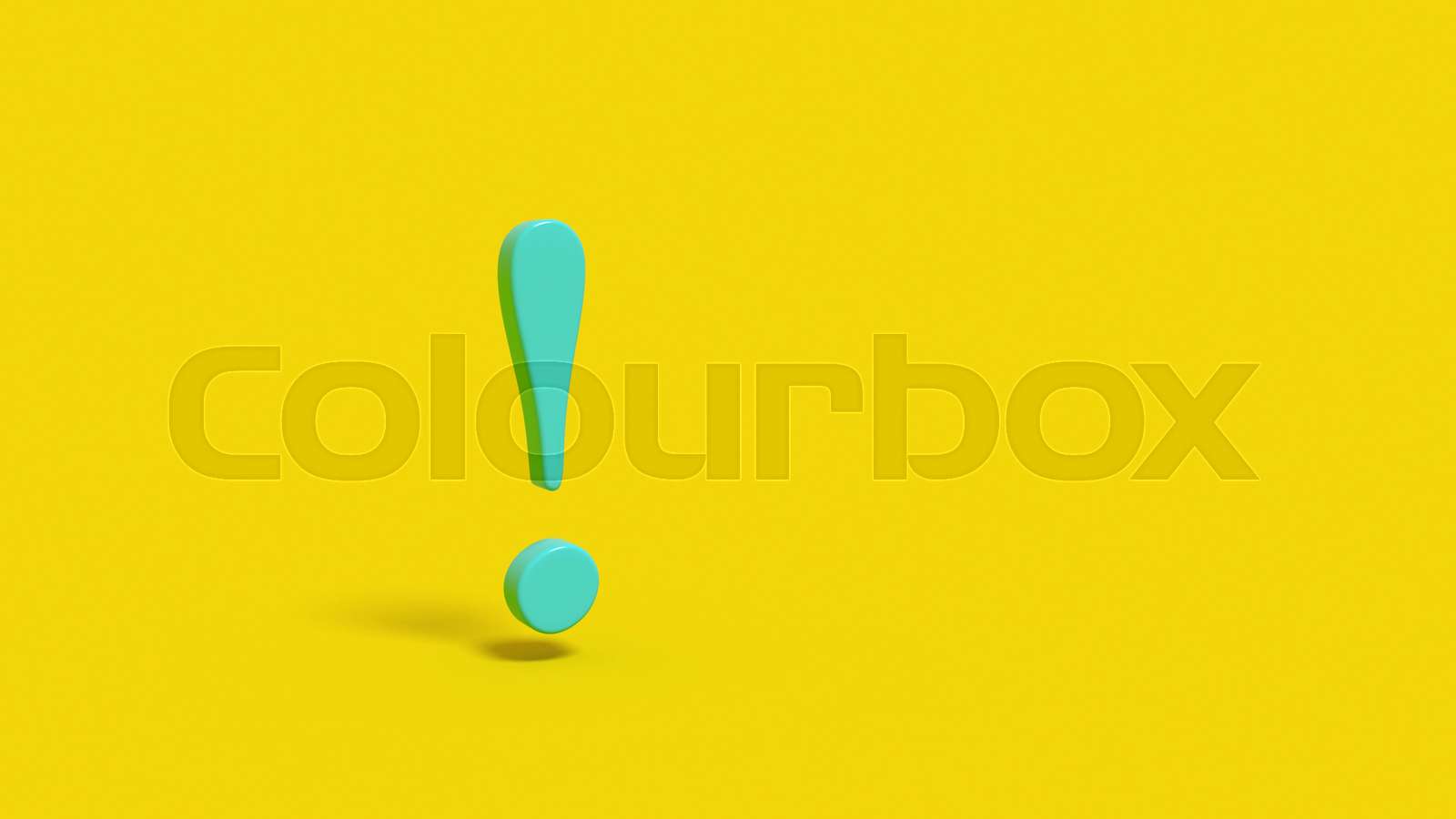 Exclamation point able to loop seamless | Stock video | Colourbox