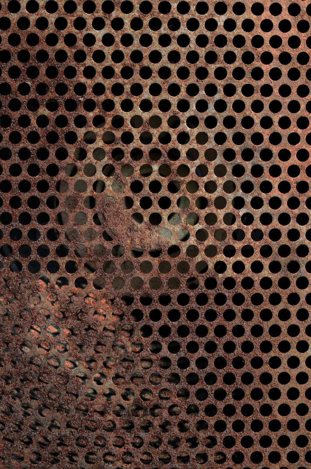 Hole rust | Stock image | Colourbox