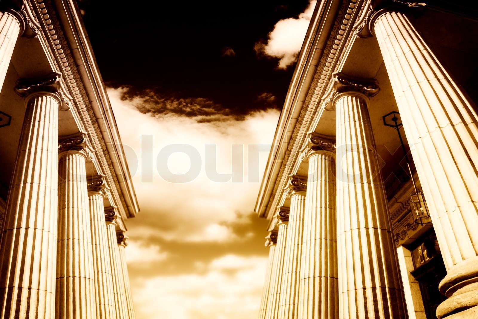 Greek pillars | Stock image | Colourbox
