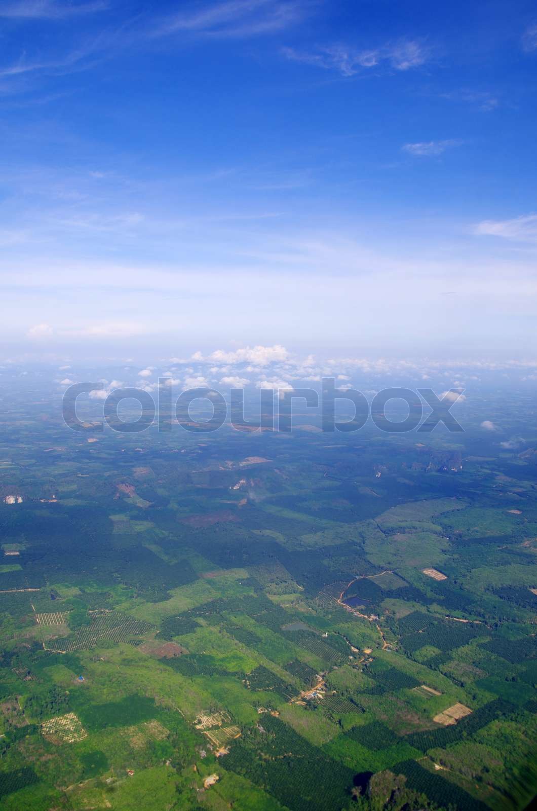 Aerial sky | Stock image | Colourbox