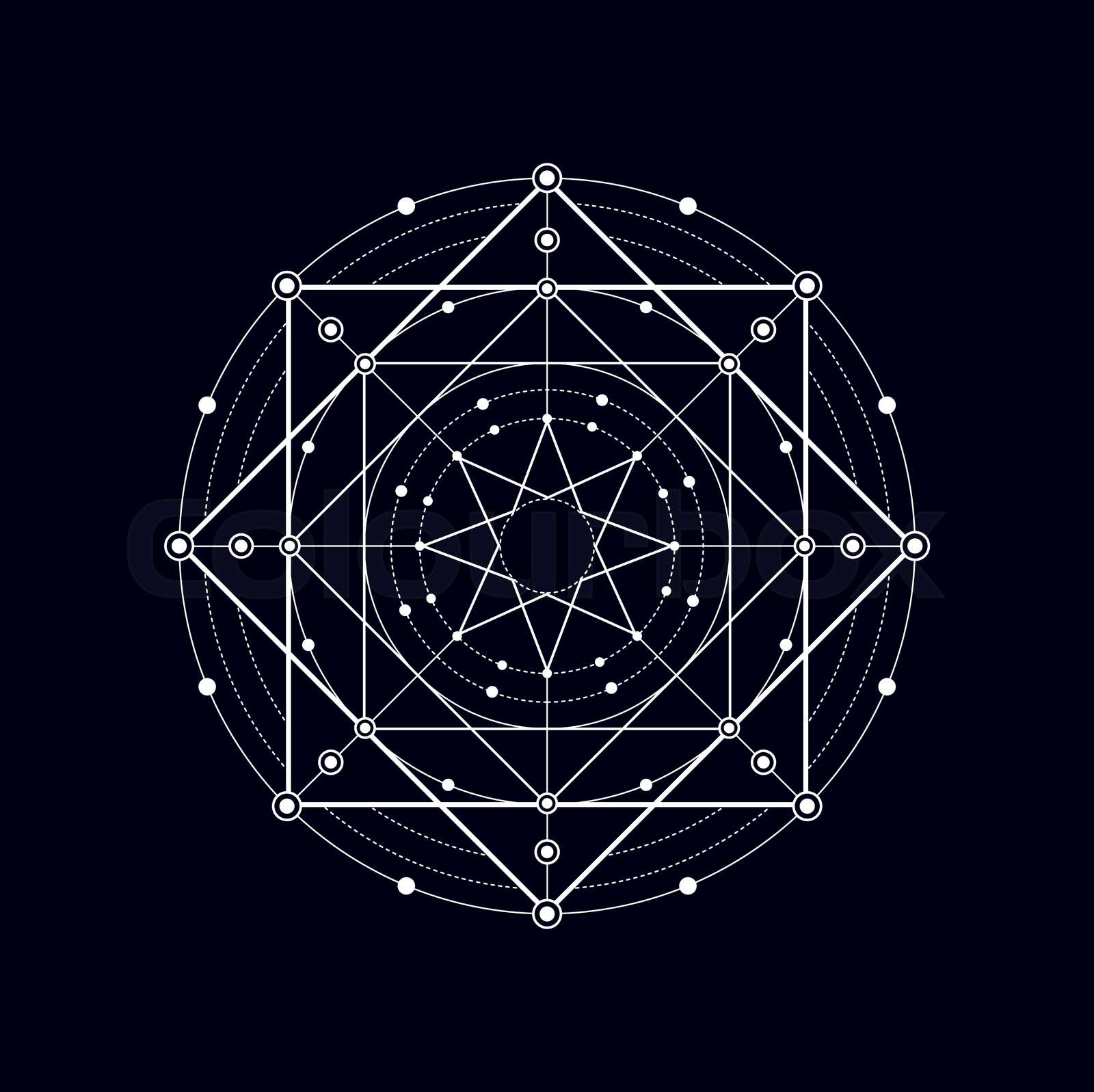 heilig, geometrisch, form | Stock-Vektor | Colourbox