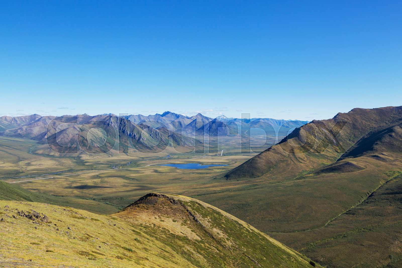 landschaft, berge, alaska | Stock Bild | Colourbox