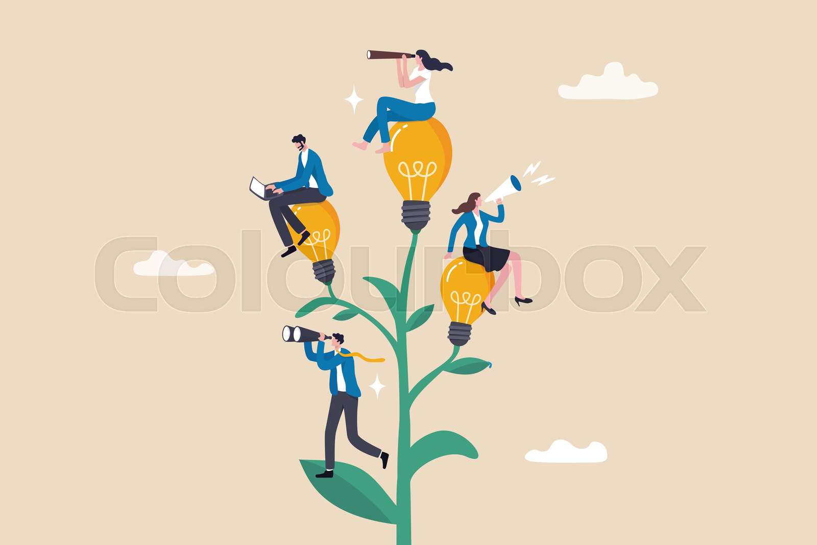 Corporate culture or employee value, organization, team success or ... Corporate culture or employee value, organization, team success or ...