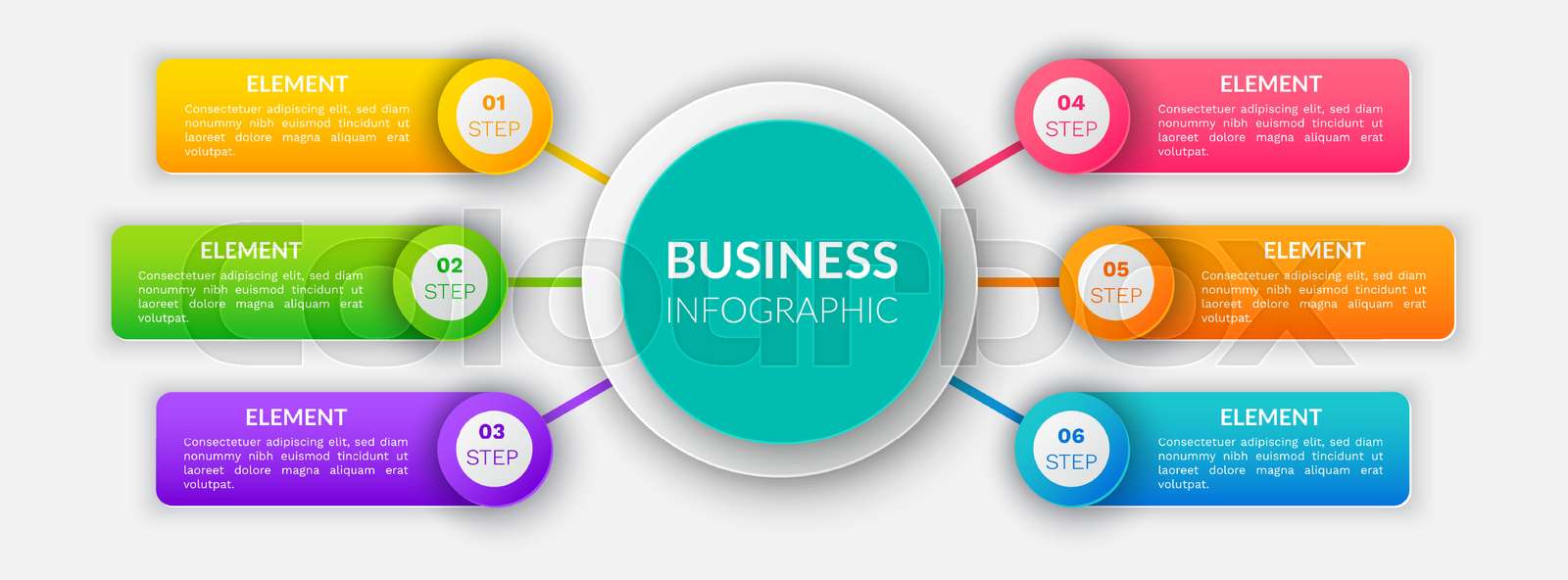 business, graf, infografik | Stock vektor | Colourbox