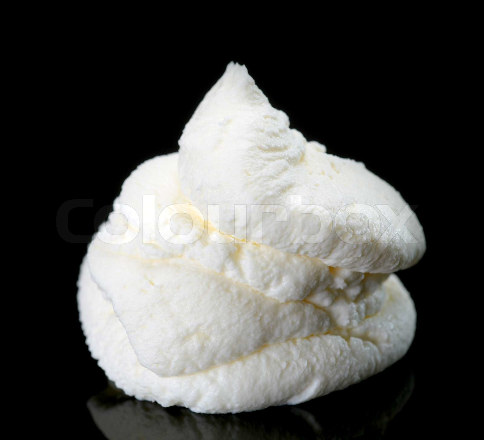 Foamed Cream Stock Image Colourbox